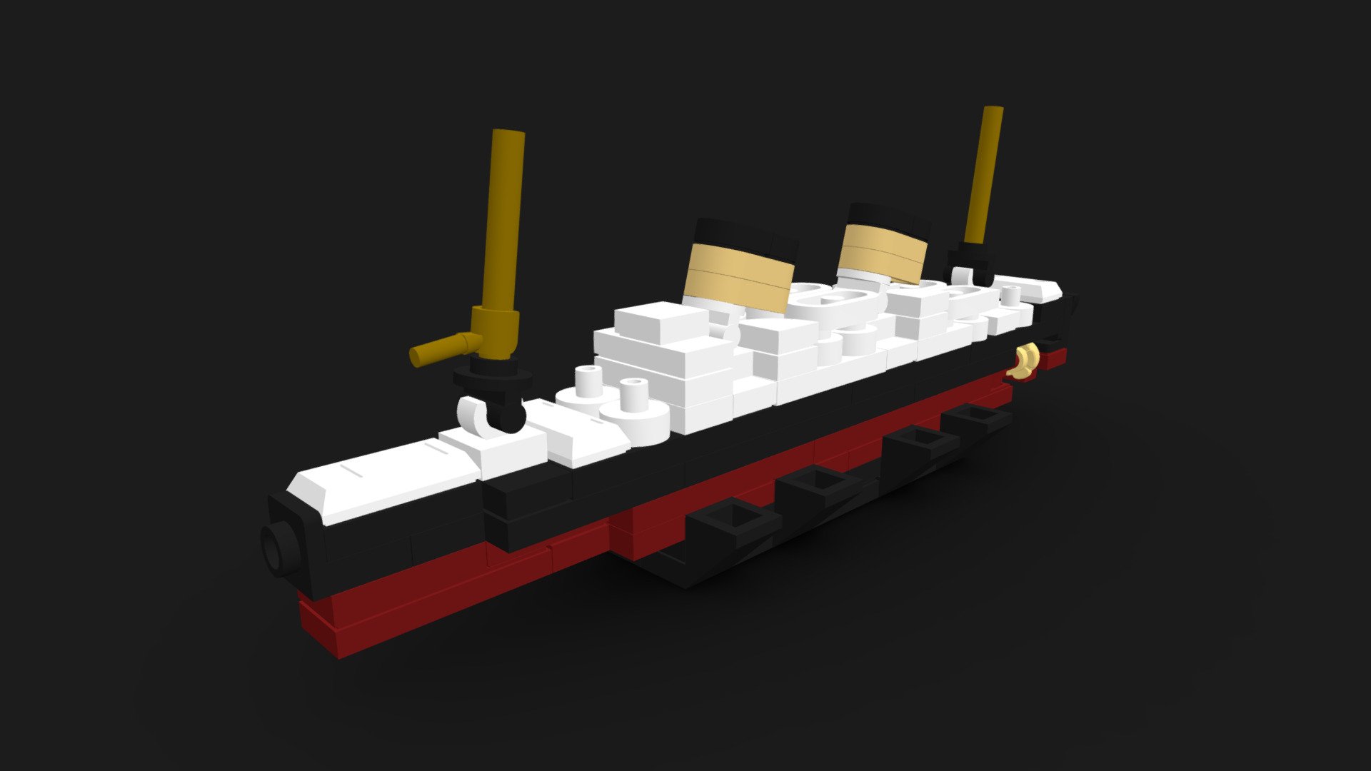 LEGO MV Britannic MOC [#0308] - 3D model by The Bobby Brix Channel ...
