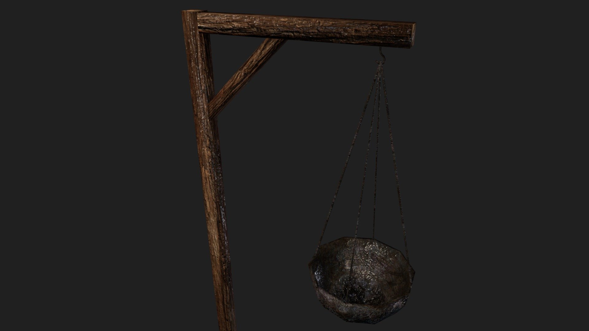 Lamp Brazier - 3D model by Anthony V. (@pantherone) [e91cf07] - Sketchfab