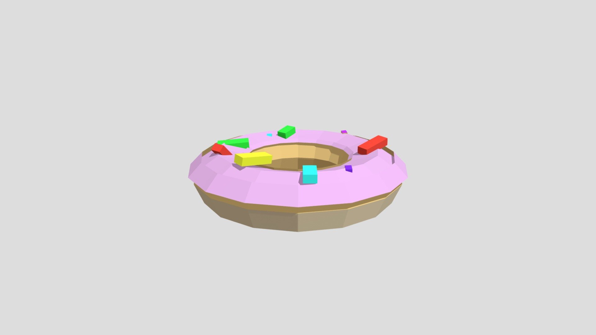 Doughnut - Download Free 3D model by lolad [e91e892] - Sketchfab