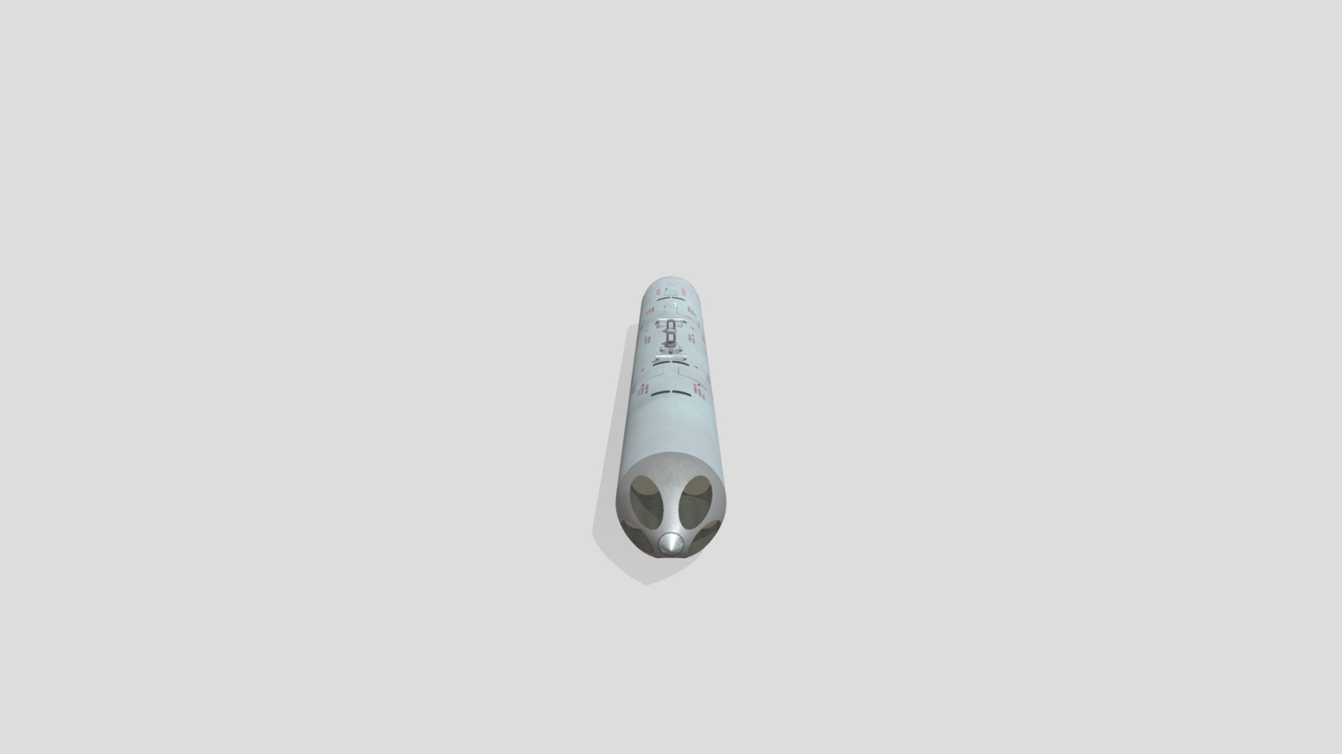 b13l soviet russian aircraft 122mm rocket pod - 3D model by Petr005 ...