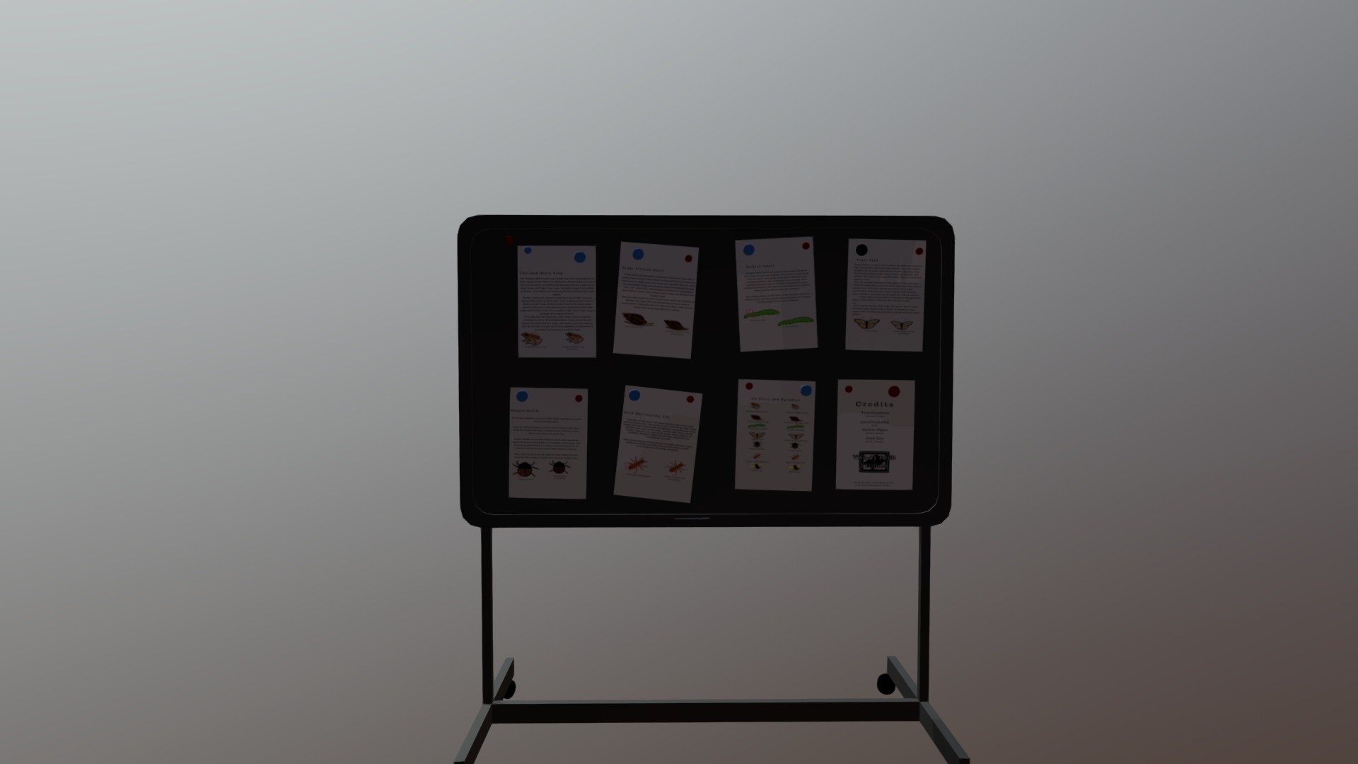 Info Board - 3D model by Luc Craquelin (@n9444629) [e91ff3c] - Sketchfab