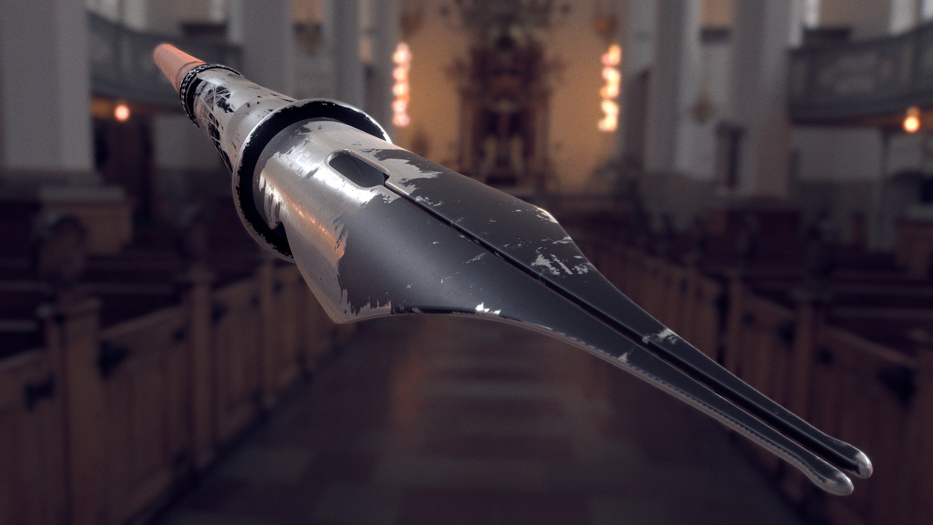 Old Ink Pen - 3D model by keengaze [e91ff4c] - Sketchfab