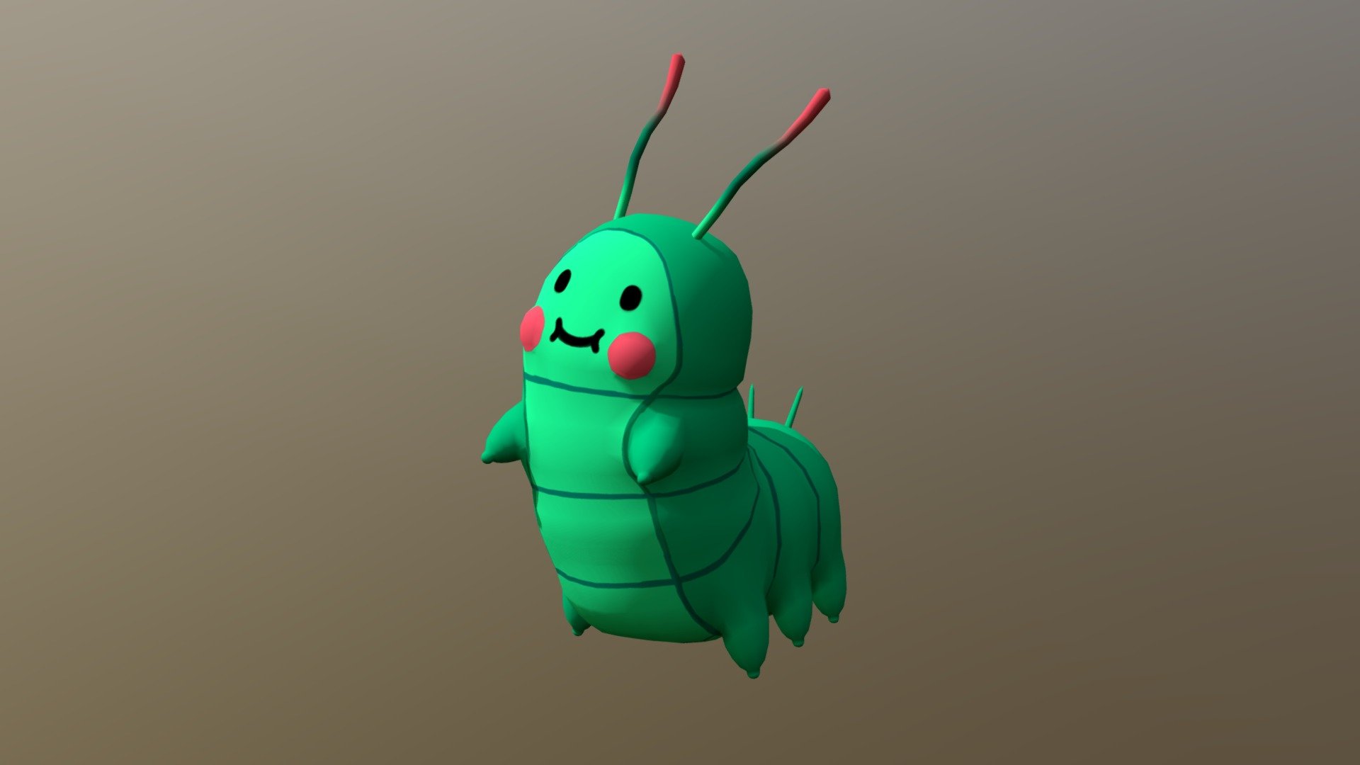 Caterpillar - 3D model by judiethai [e920b19] - Sketchfab