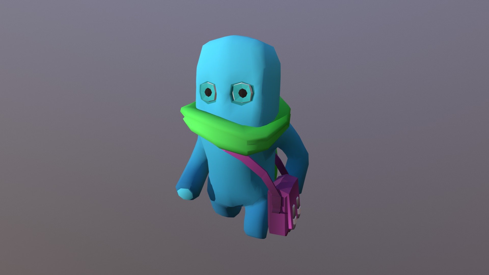 Blob Character run - 3D model by m1thrill [e921775] - Sketchfab