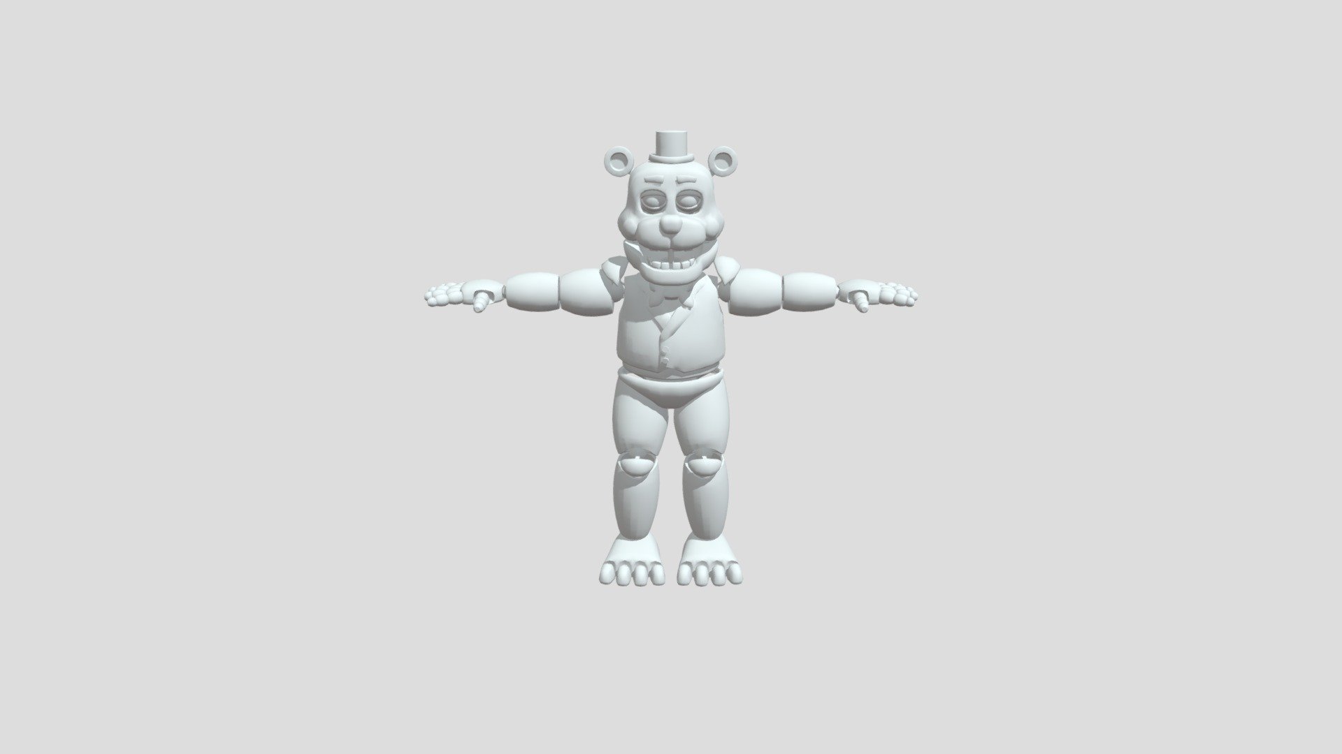 Barker Bear - Download Free 3D model by the pyro master 2006 ...