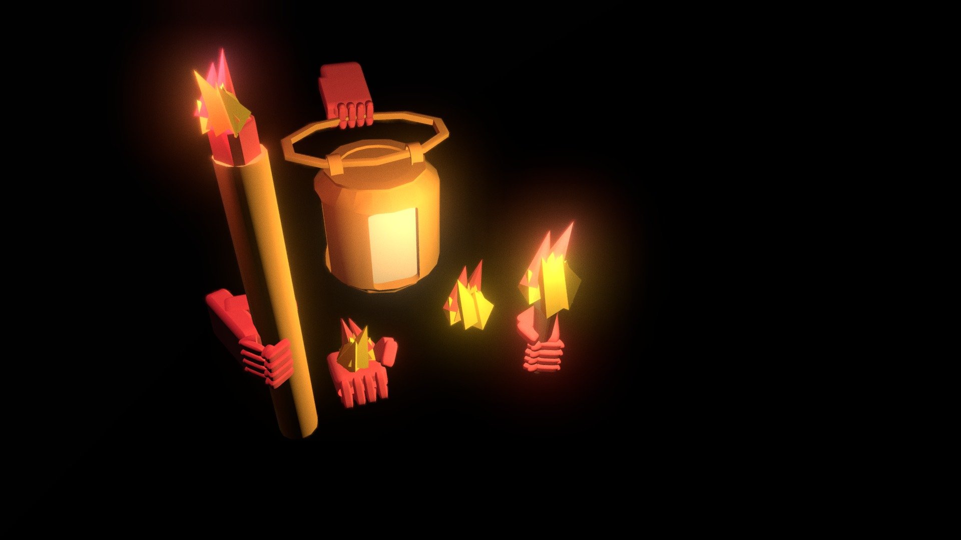 Hands & Fire - 3D model by MacabreMao [e92347d] - Sketchfab