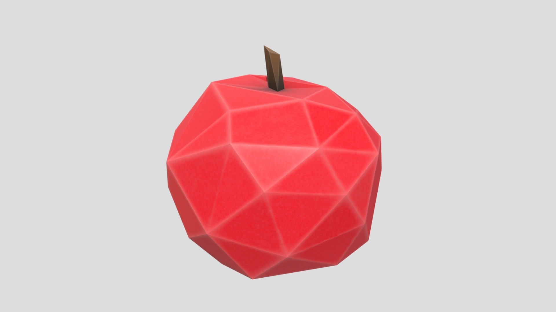 Apple, Low Poly 202301-3 - 3D model by O-tolab [e9243a3] - Sketchfab