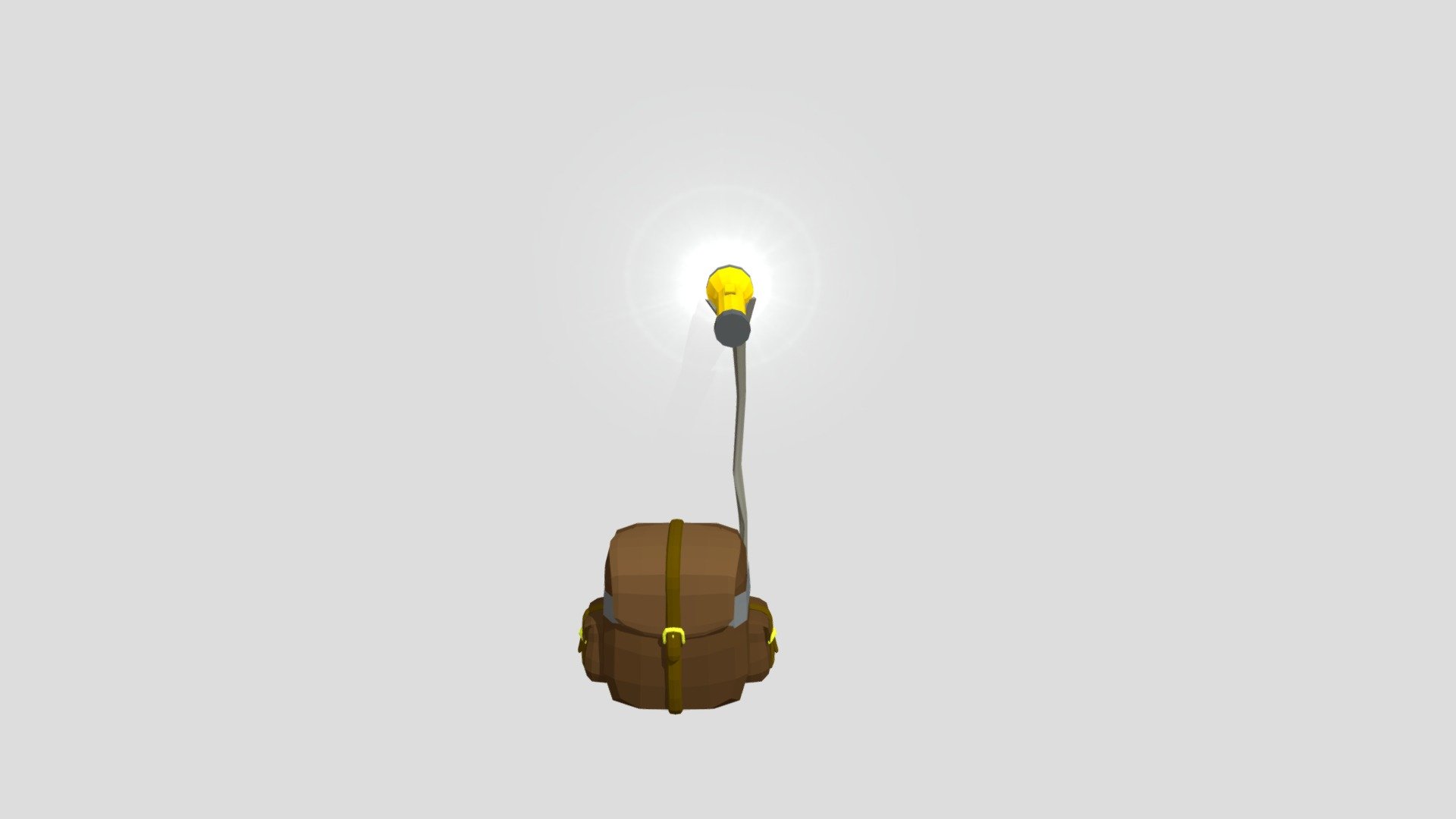animal company - backpack with flashlight - Download Free 3D model by ...