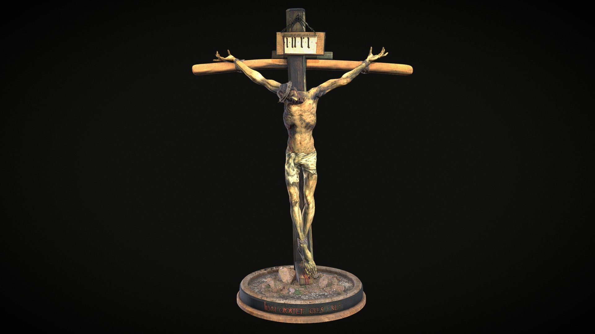 Christ Crucifixion, Isenheim Altarpiece 1515 - Download Free 3D model ...