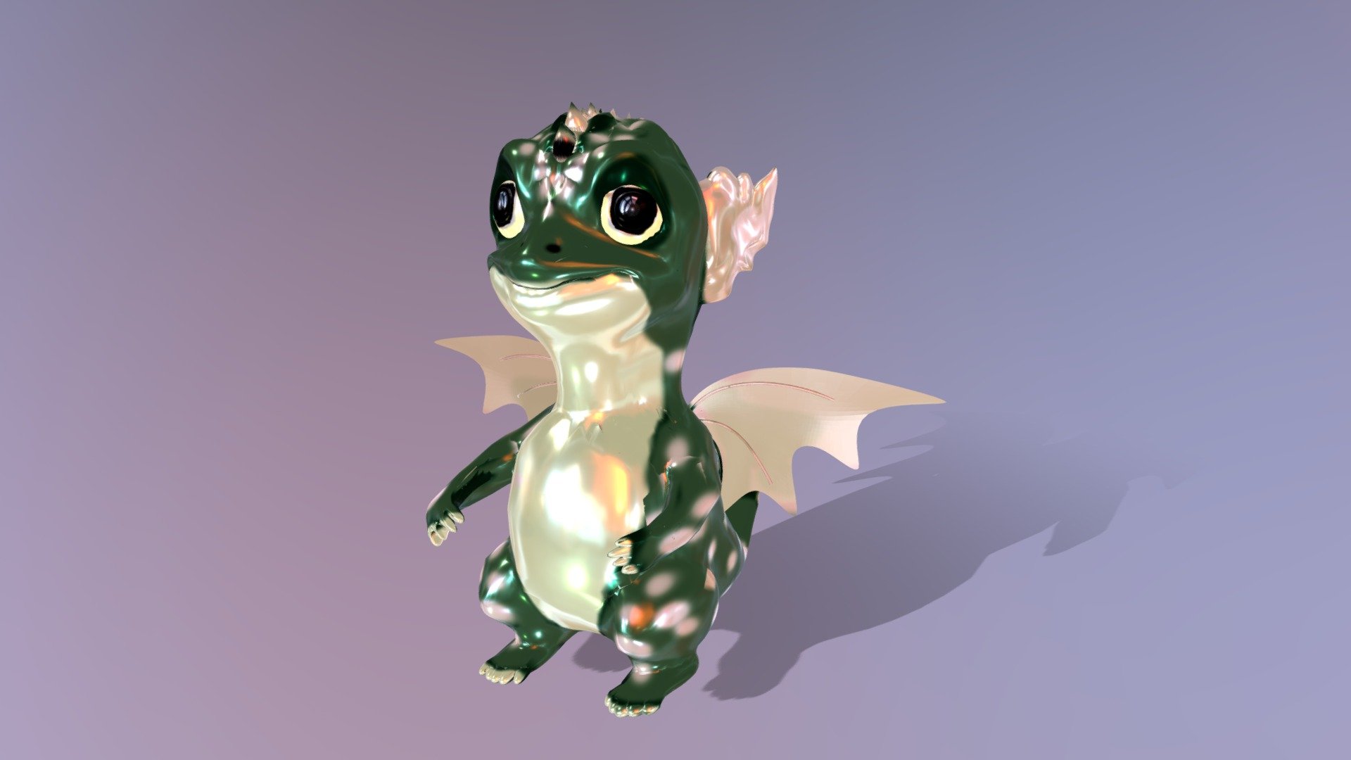 Dragon stylized - 3D model by elena.b (@elena.b06052022) [e925fba ...