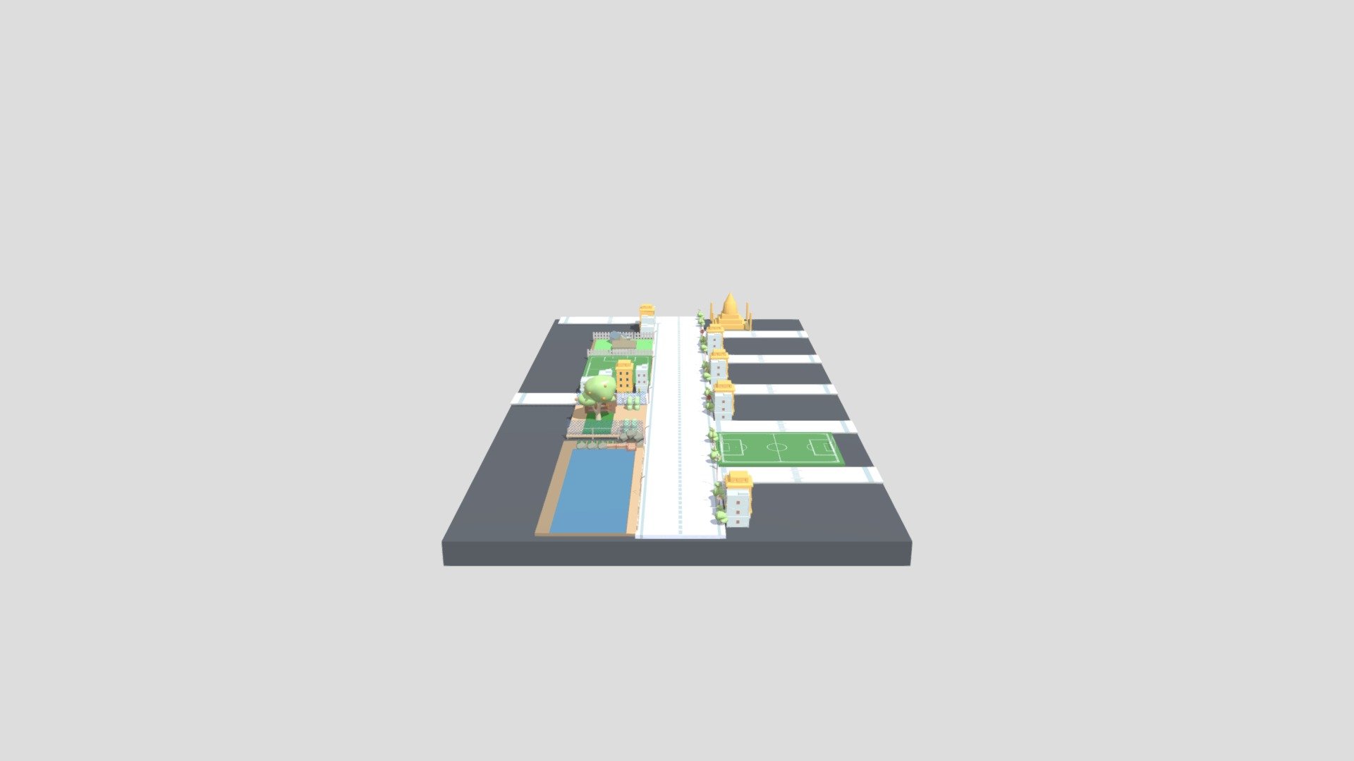 Prudential Game Scene - 3D model by amh.myat [e925fda] - Sketchfab