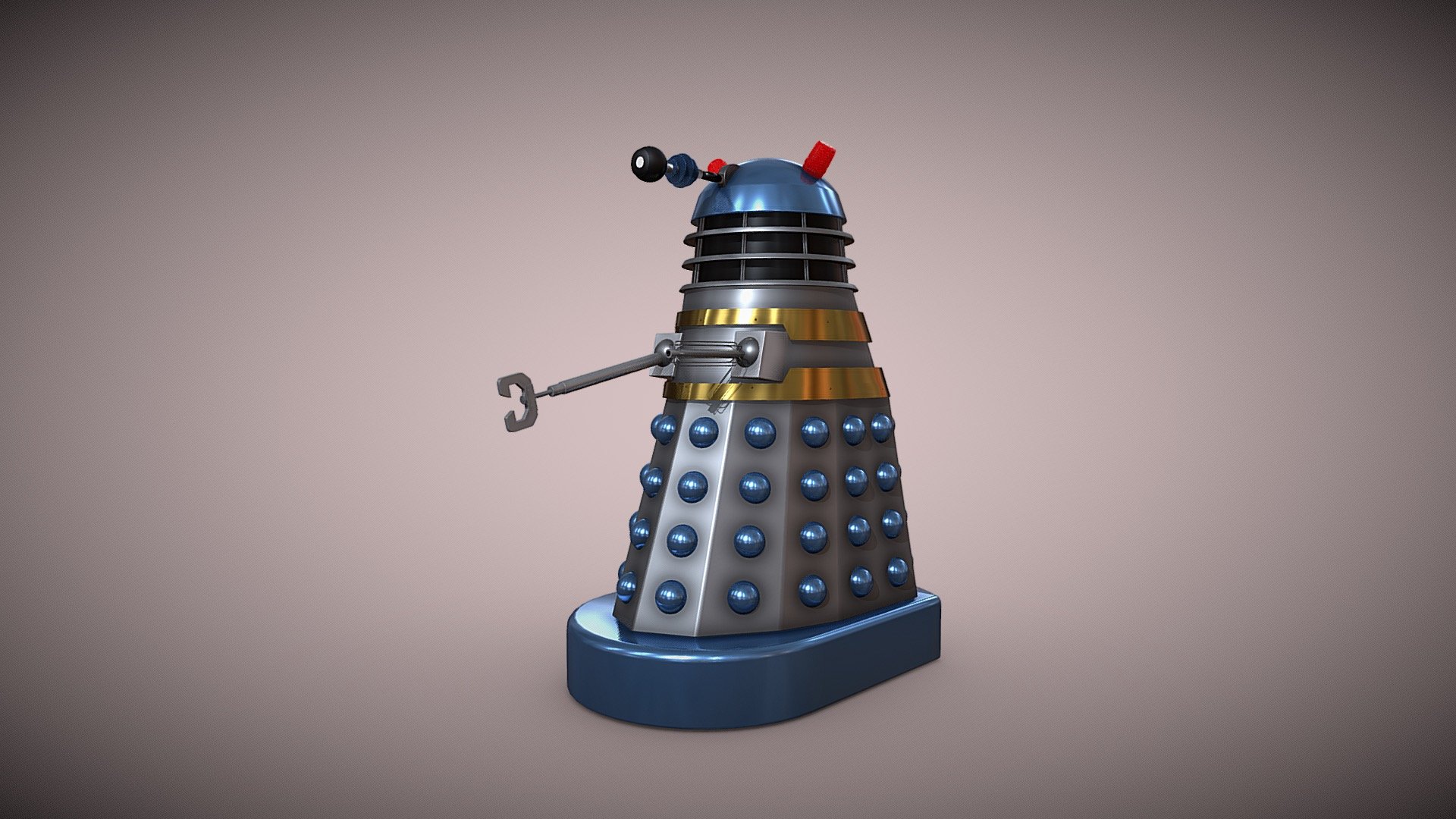 Movie Dalek - Download Free 3D model by timblewee [e926a27] - Sketchfab