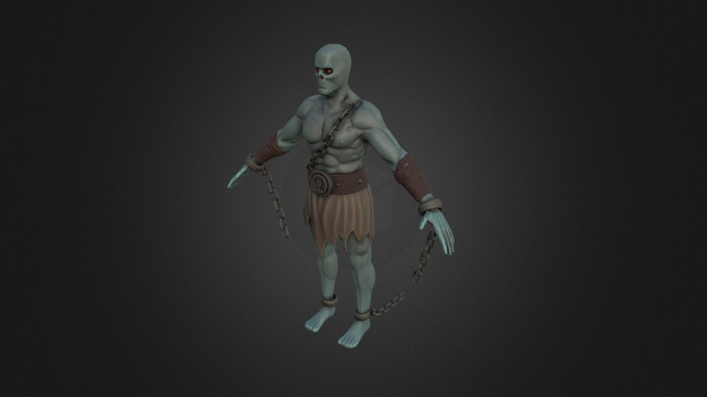 Low poly stlized undead guy - 3D model by ondrejgolonko [e92a43b ...