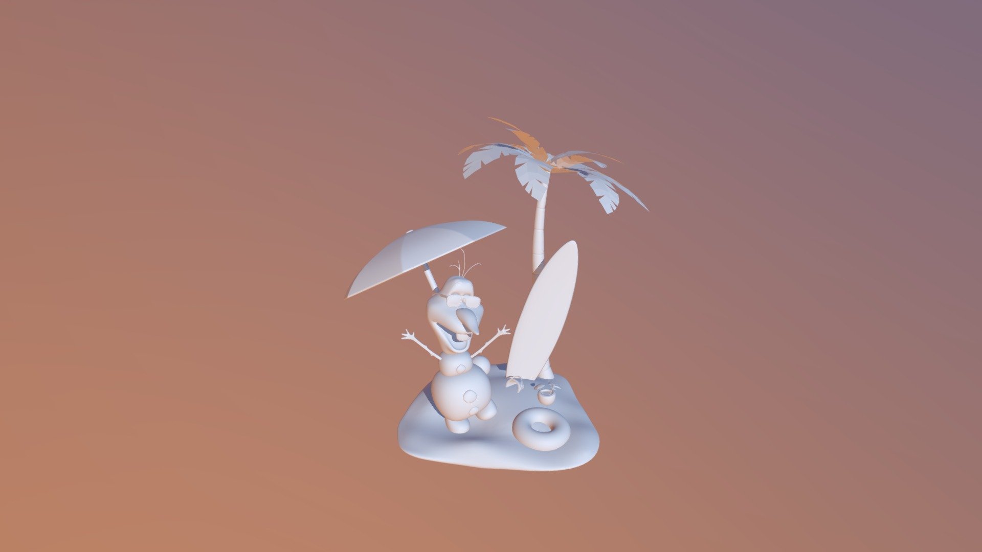 Olaf - 3D model by nanascar3d [e92a8c9] - Sketchfab