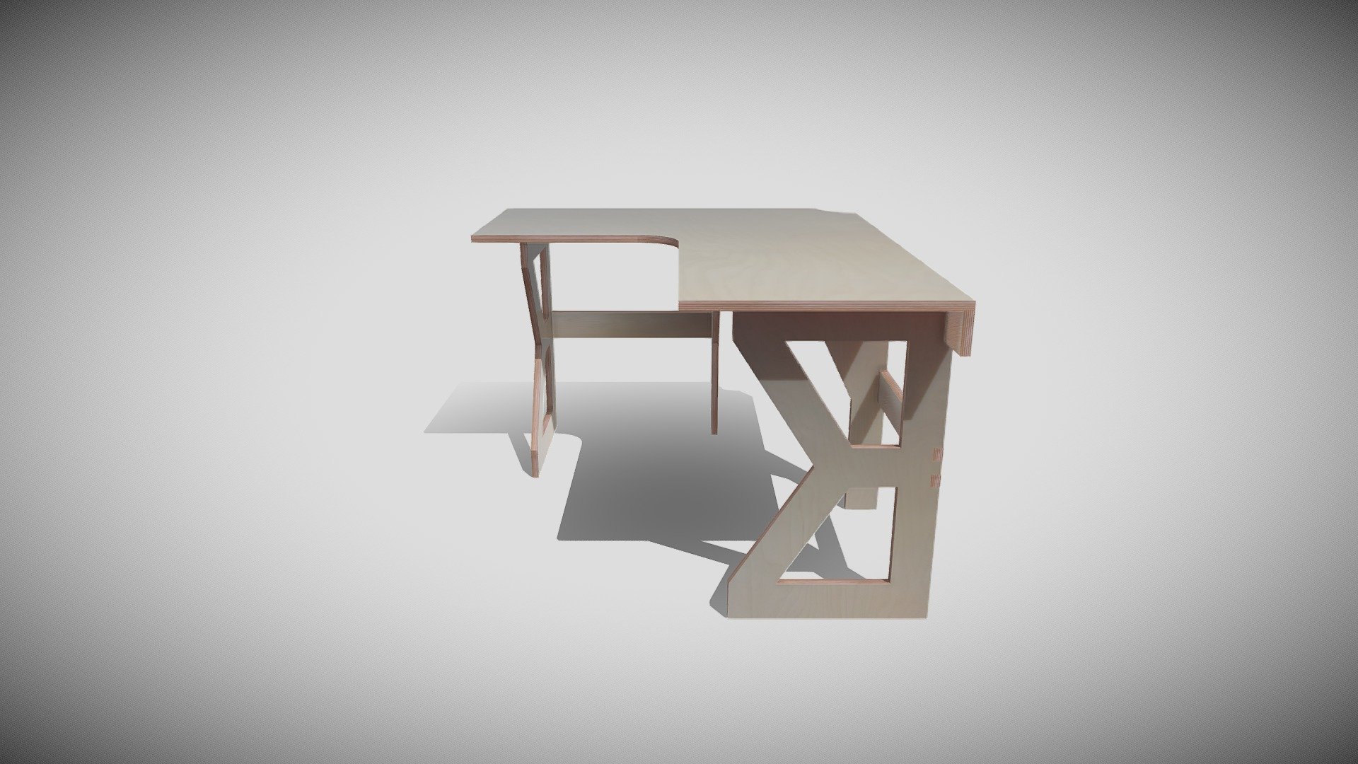 desk - 3D model by BenBurr [e92b516] - Sketchfab