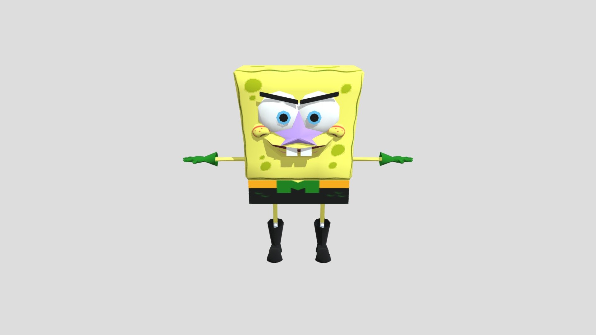 GameCube - SpongeBob SquarePants Revenge of the - Download Free 3D ...