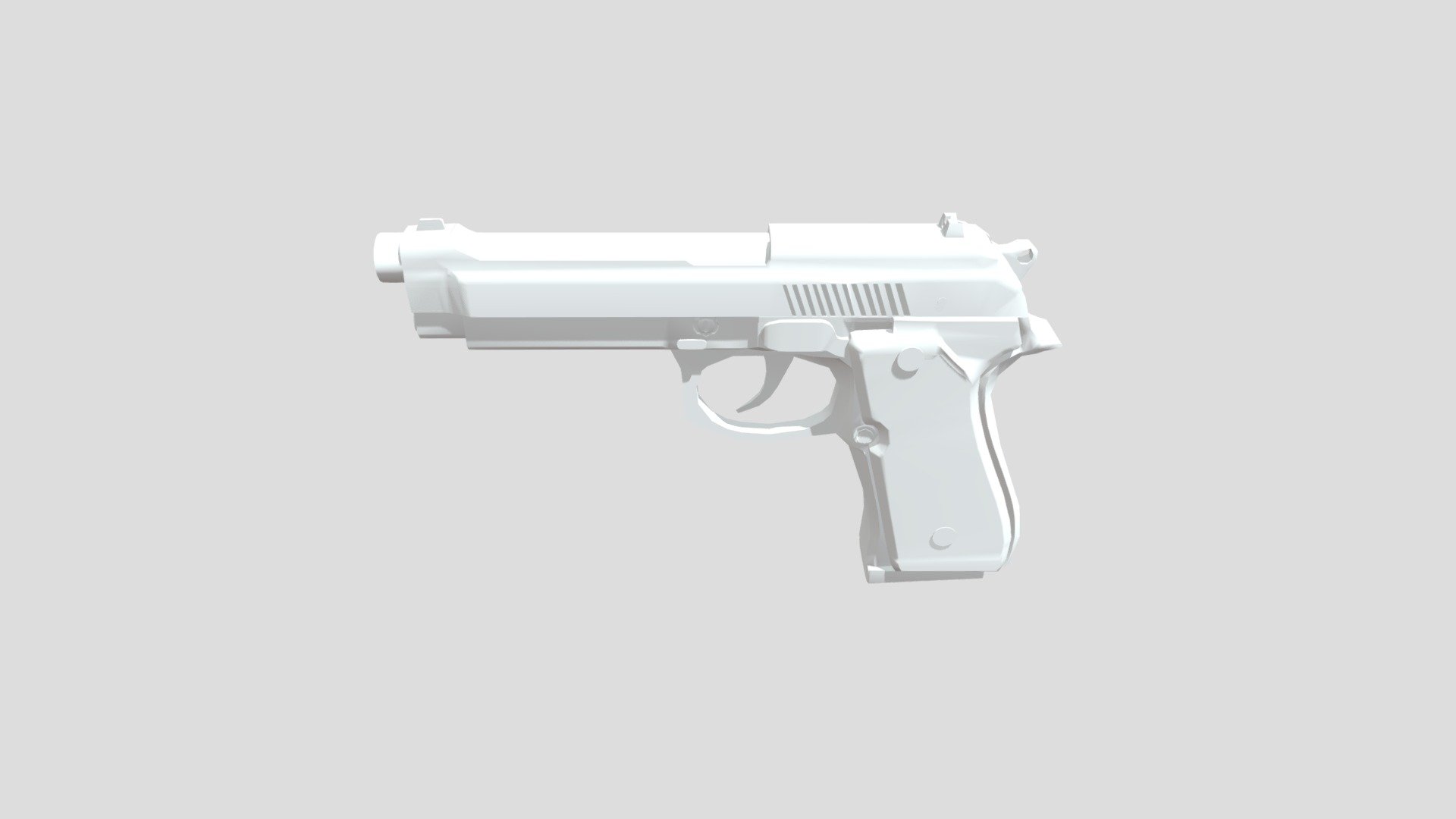 Handgun - Download Free 3D model by TheCopyArtist [e92ed12] - Sketchfab