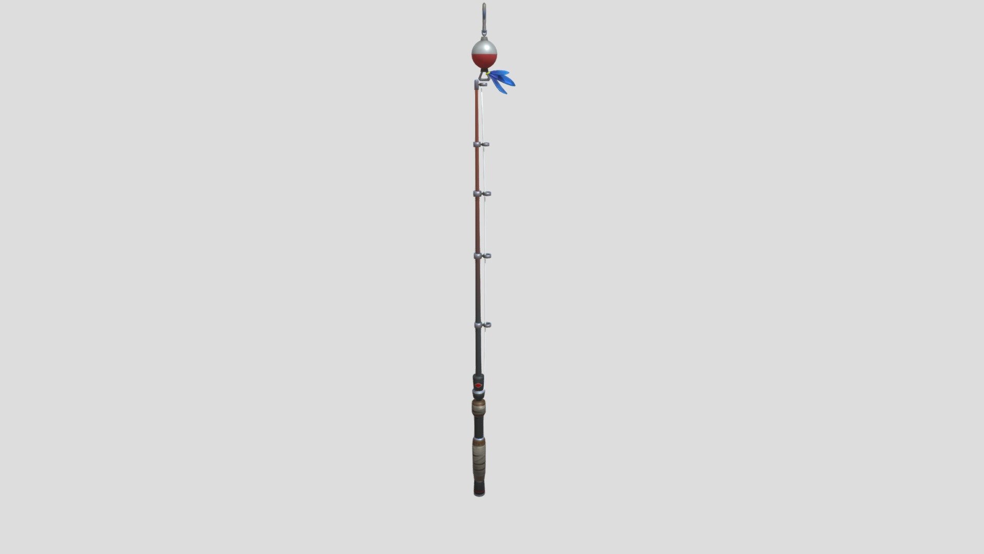 Fishing Rod - 3D model by kbqovj1 [e930a7a] - Sketchfab