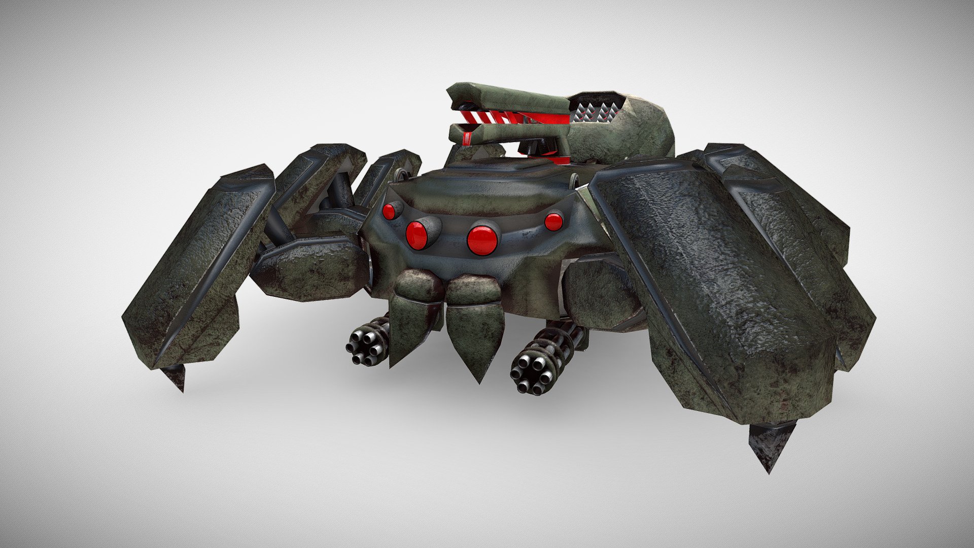 Spider Tank - 3D model by CaptainHC [e930d01] - Sketchfab