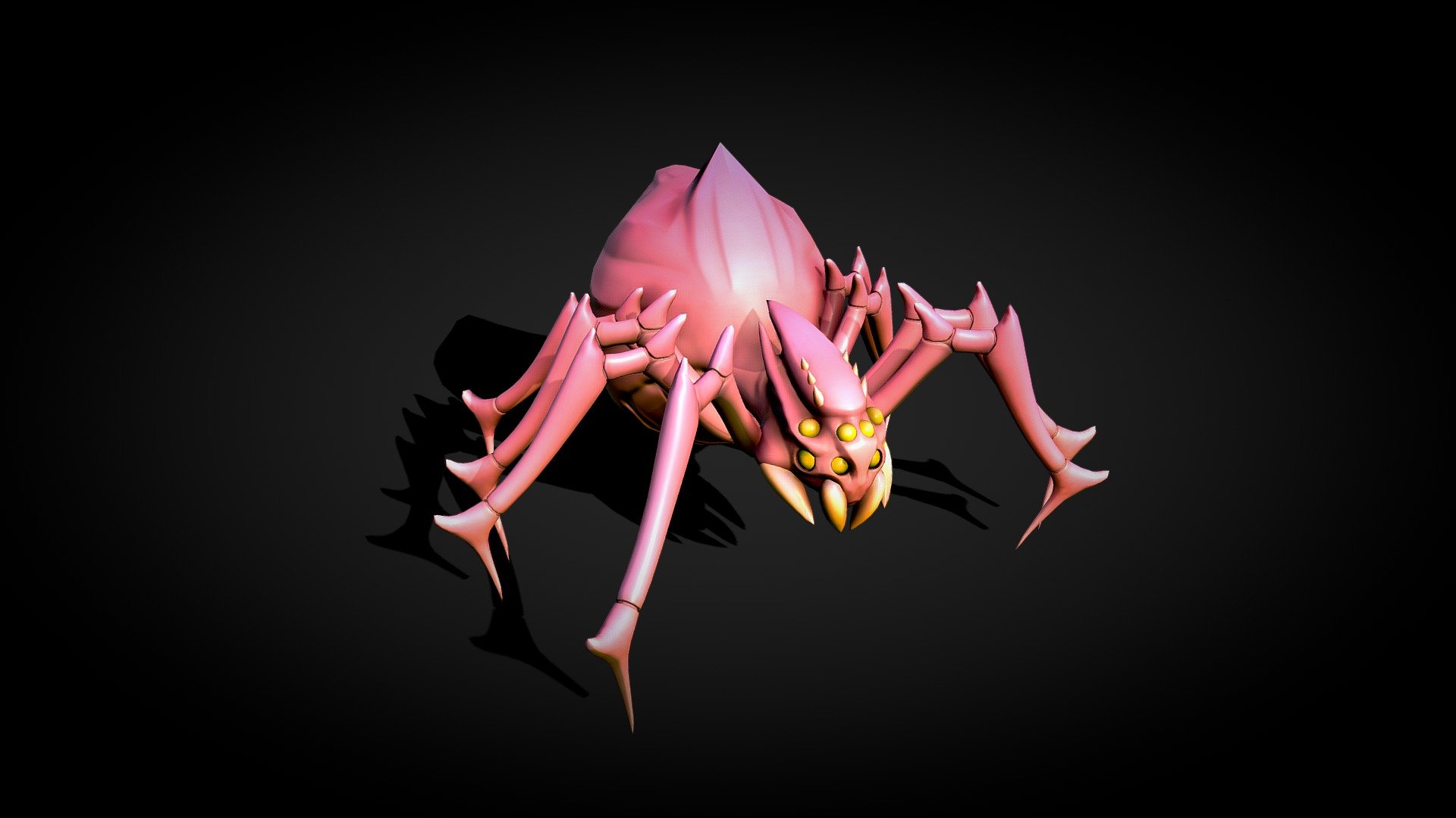 Spider - 3D model by Doctor3D (@aramusg) [e930e1e] - Sketchfab