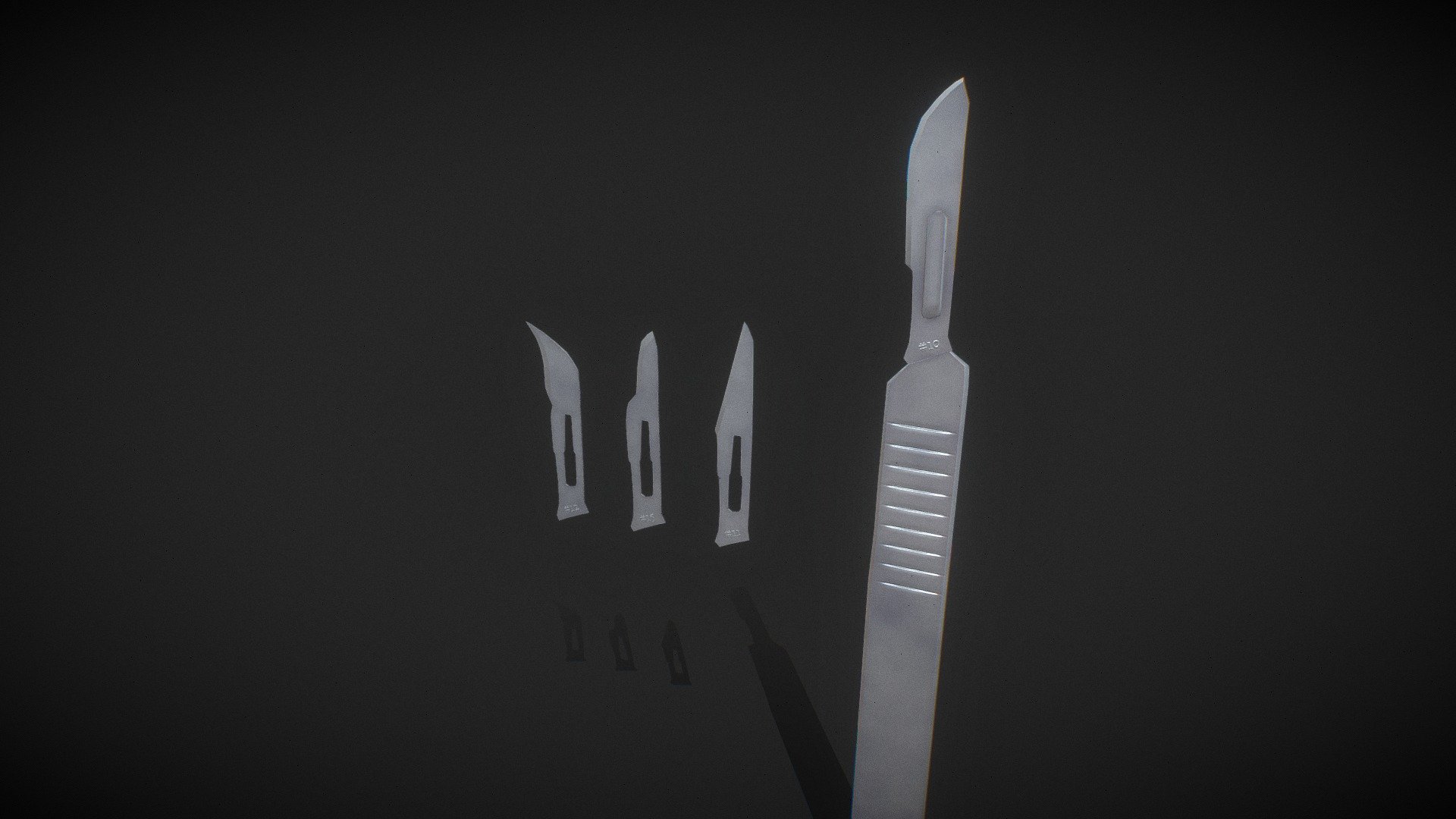 Scalpel - Download Free 3D model by Medicz (@Medickz) [e932802] - Sketchfab