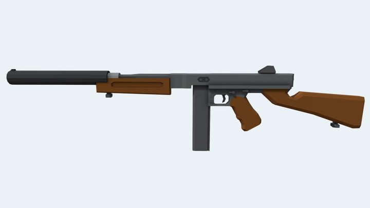 Thompson-submachine-gun 3D models - Sketchfab