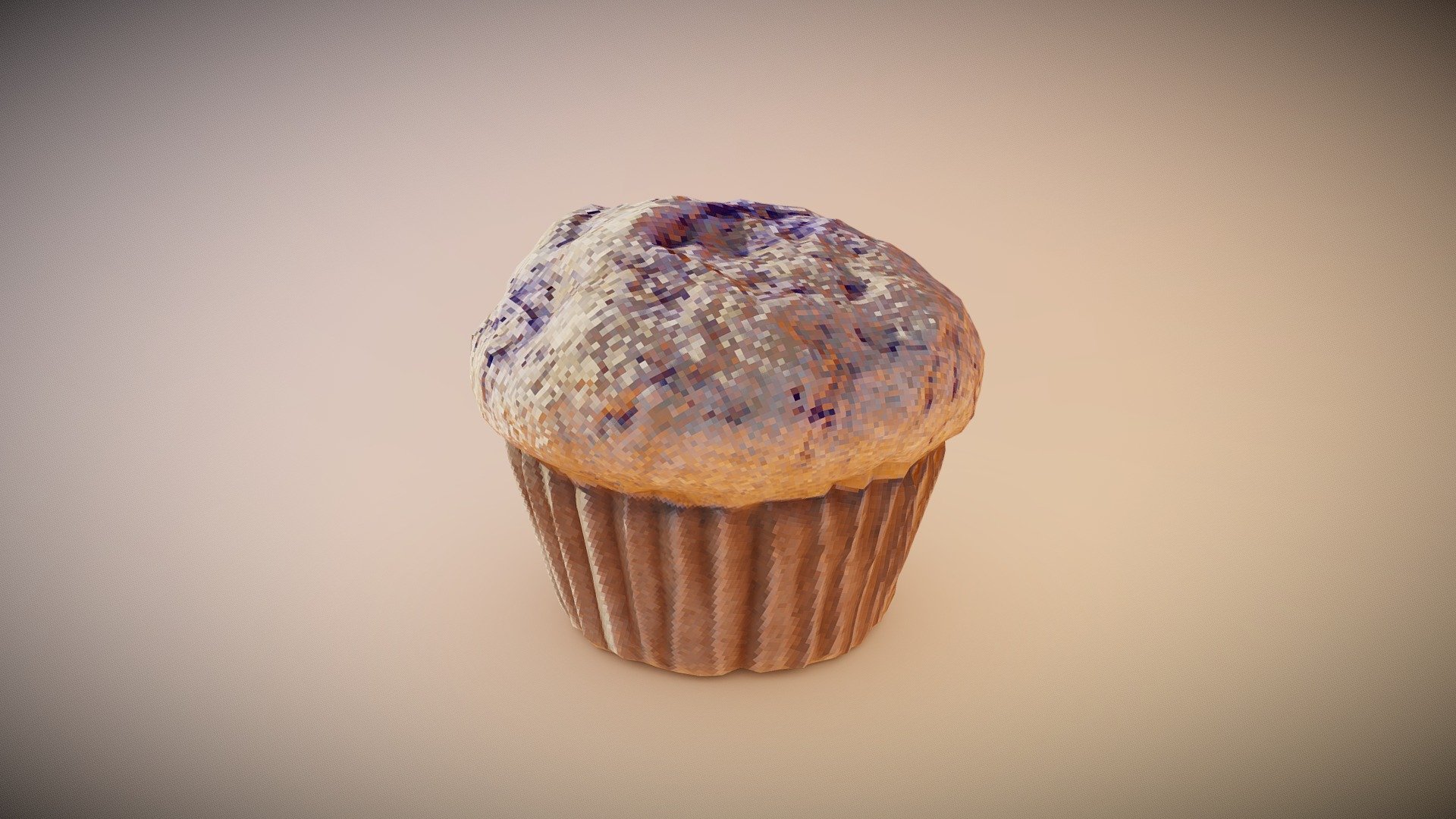 Muffin Pixel Art Test - 3D model by Brandon Baldwin (@ser_poopums ...