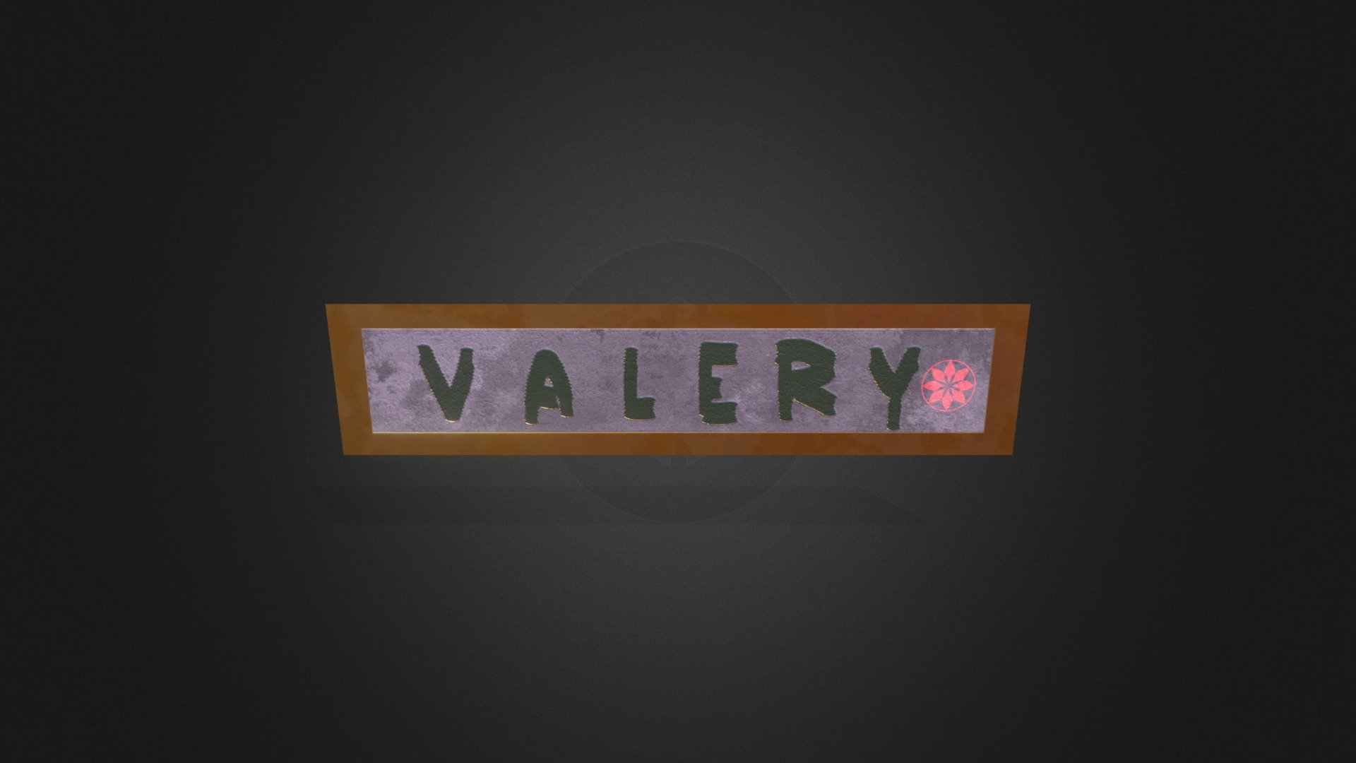 NamePlate - 3D model by vortega3 [e935f60] - Sketchfab