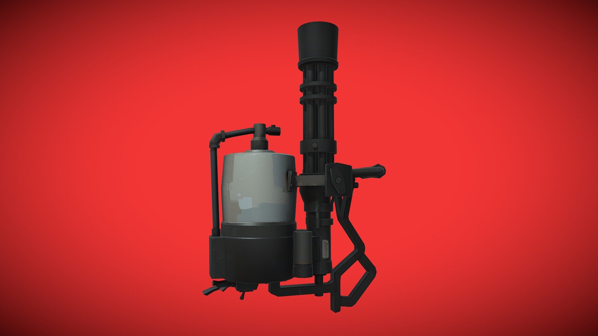 Minigun/TF2 - Download Free 3D model by Elite Big Speakerman ...