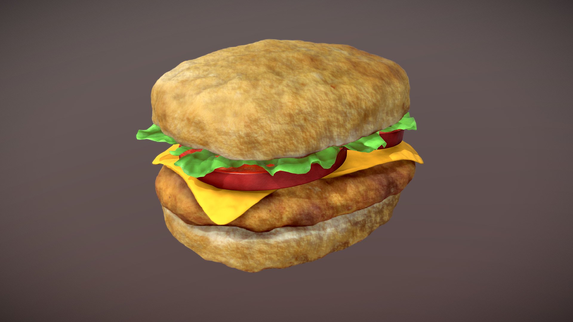 Chicken Sandwich - Buy Royalty Free 3D model by Ryan King Art ...