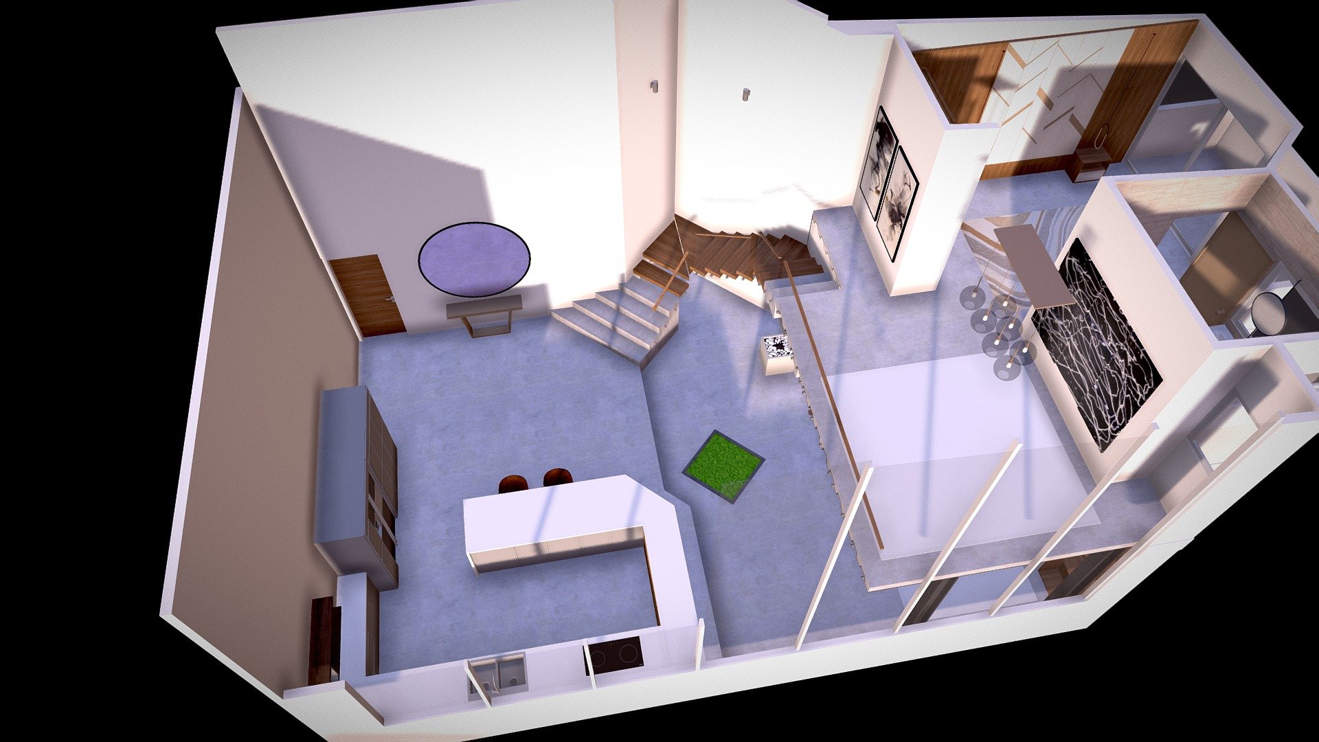 Modelo Apto Arq Edwin - 3D model by LUISDM [e93d76a] - Sketchfab