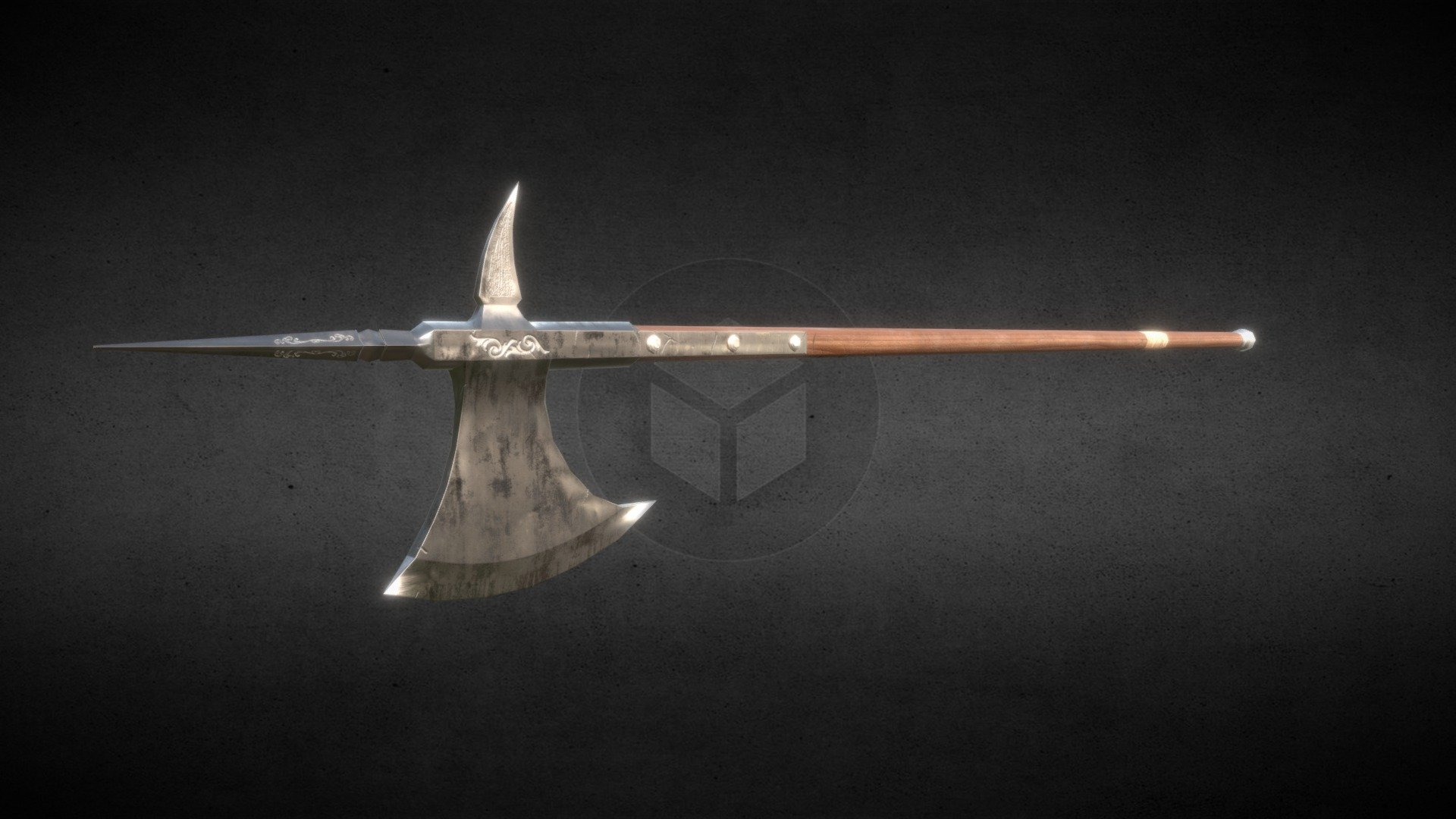 Medieval Halberd - Buy Royalty Free 3D model by Matt (@nitensekai ...