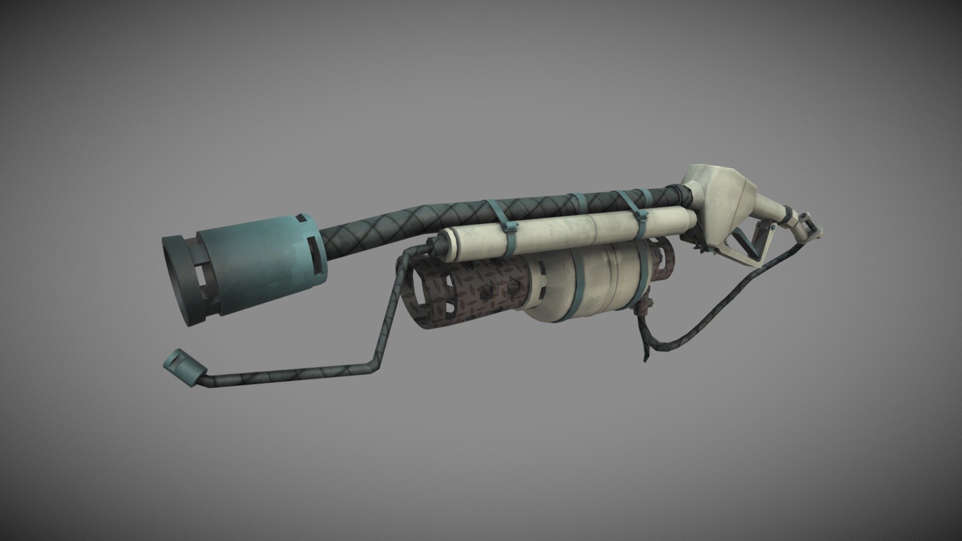 [TF2] Hospital Escaper Flamethrower - 3D model by pampique [e93e3a8 ...