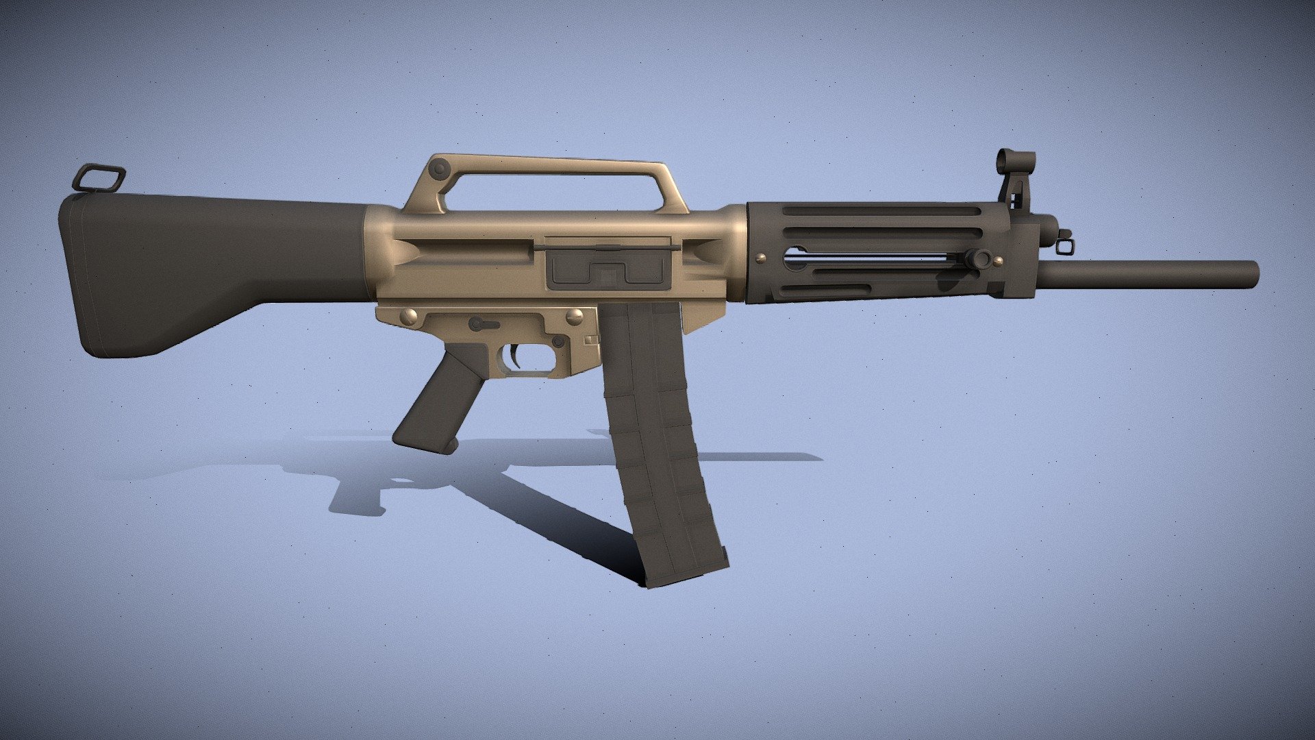 USAS-12 - Download Free 3D model by Greebly_ [e9403ad] - Sketchfab