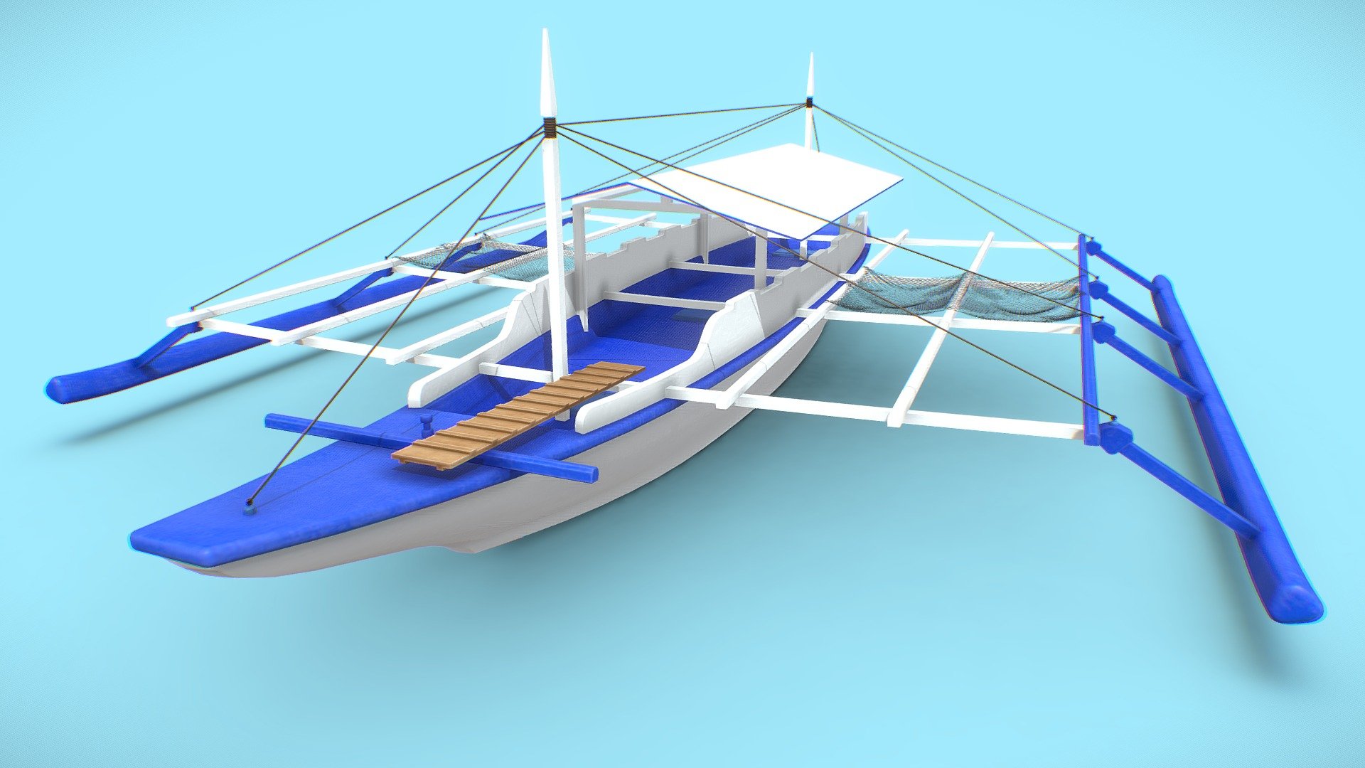 Philippine Fishing Boat - Buy Royalty Free 3D model by AnshiNoWara ...