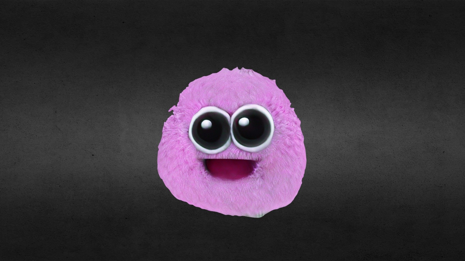 Furry Pink Fungi Monster - Download Free 3D model by curiousmagic ...