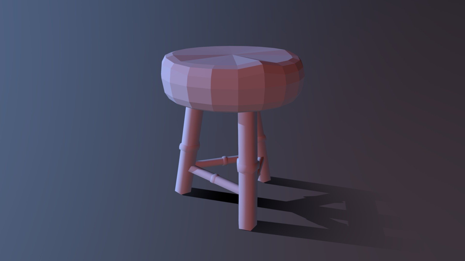 Untextured stool - 3D model by Matt-James [e943226] - Sketchfab