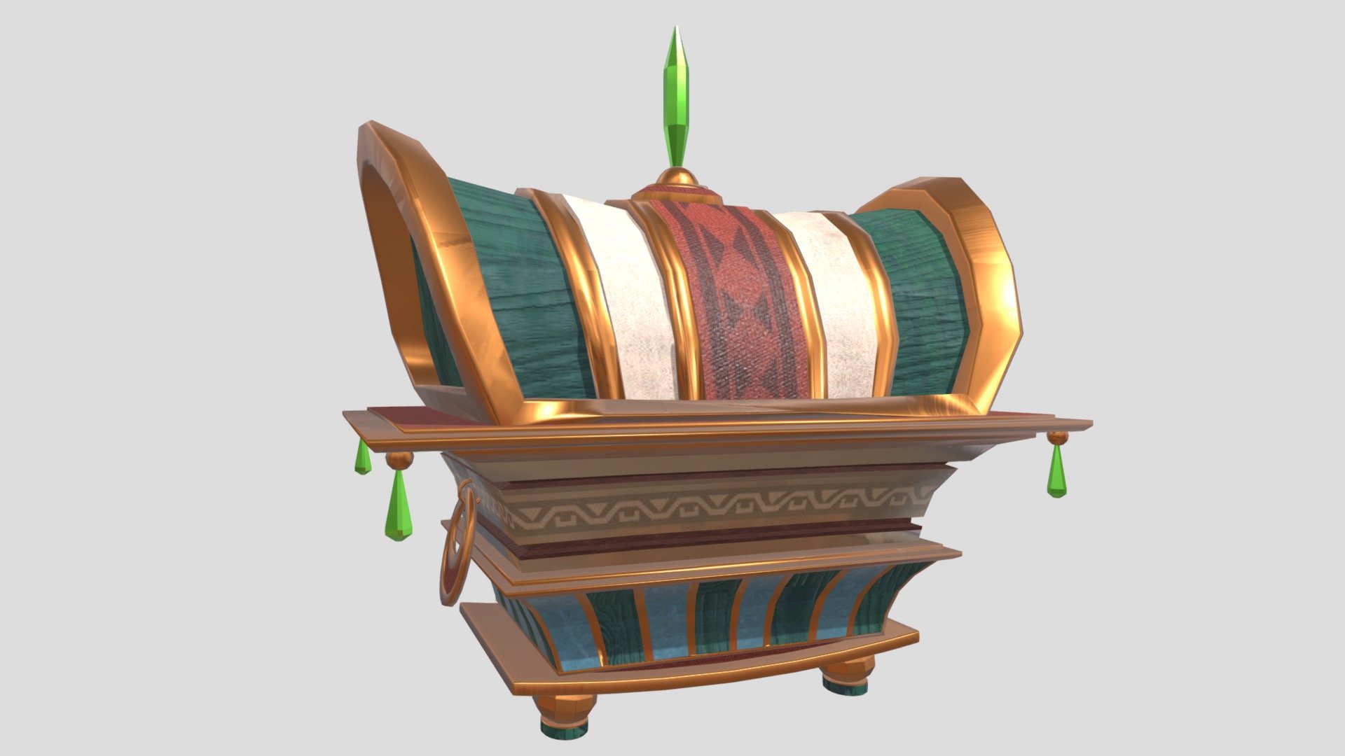 Gerudo Inspired Chest - 3D model by Kobi (@mcohen2) [e943526] - Sketchfab