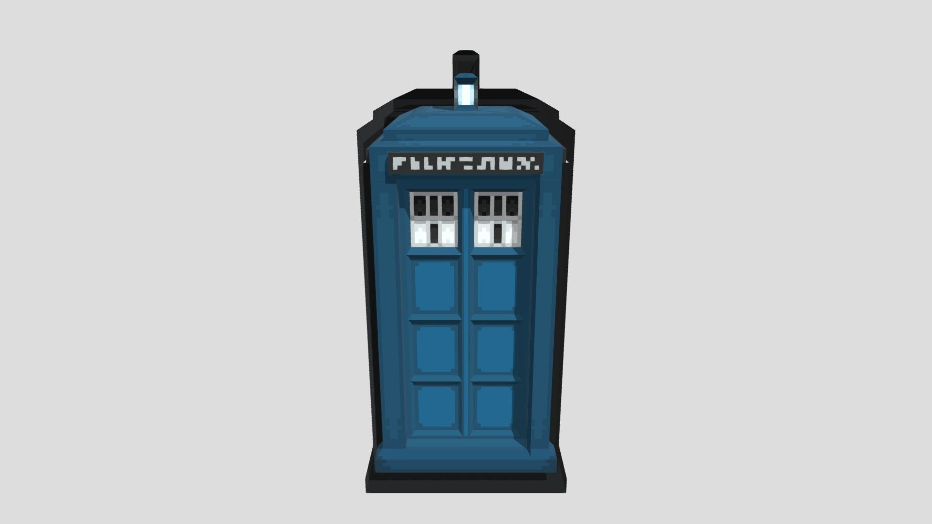 Tardis - 3D model by Grayscale (@Grayscale14) [e944dc8] - Sketchfab