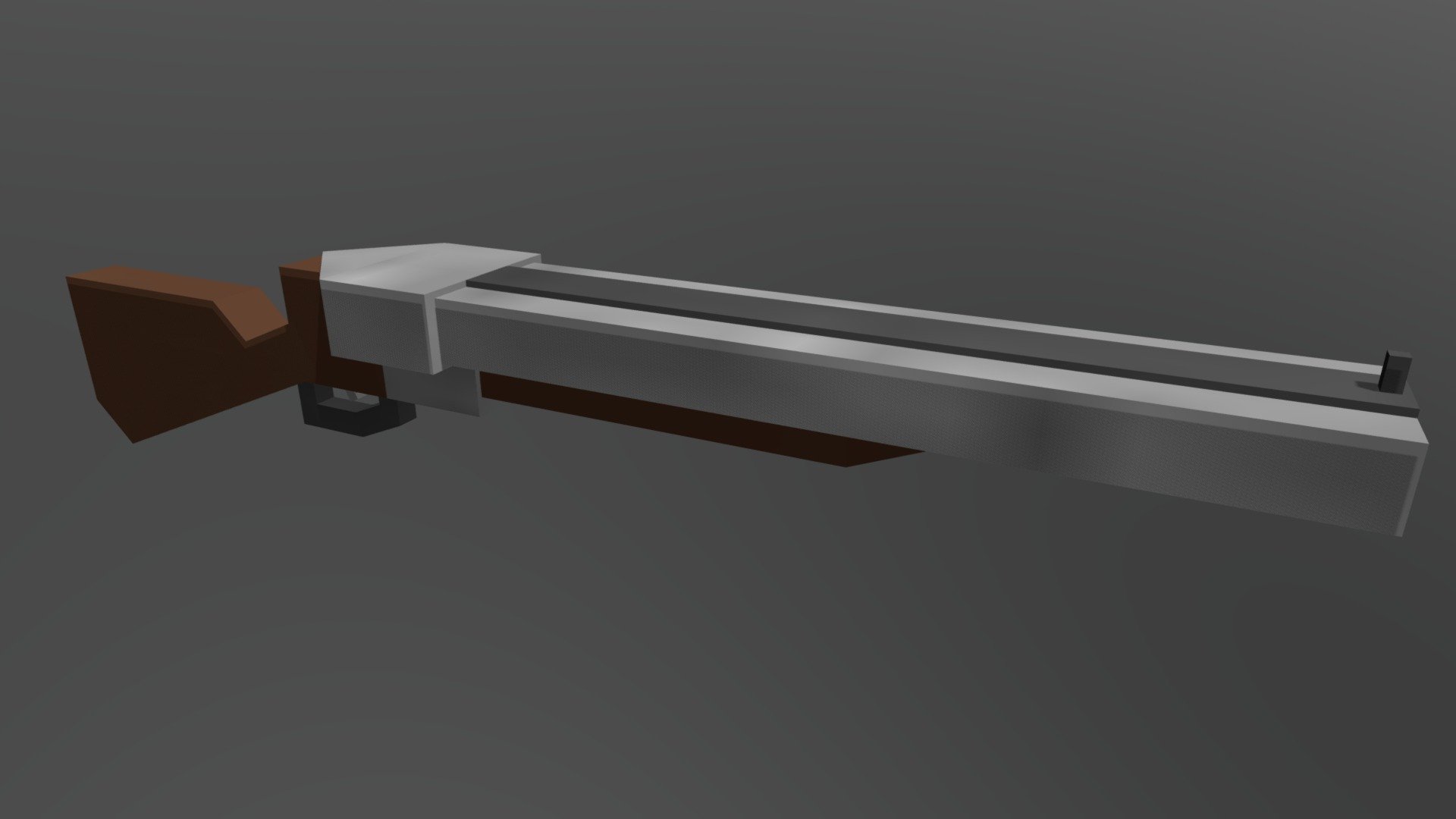Low-Poly Double-Barreled Shotgun SxS - 3D model by Pundus Art (@Pundus ...