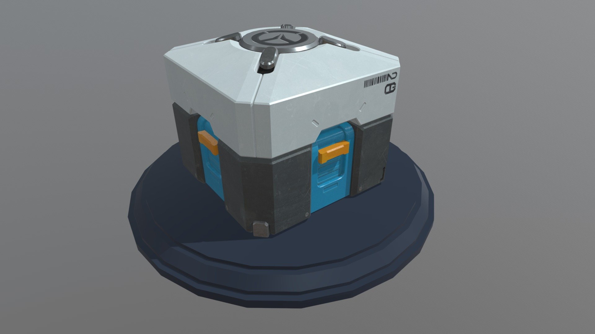 Overwatch Lootbox - 3D model by Jack Fiddes (@-snf-) [e948791] - Sketchfab