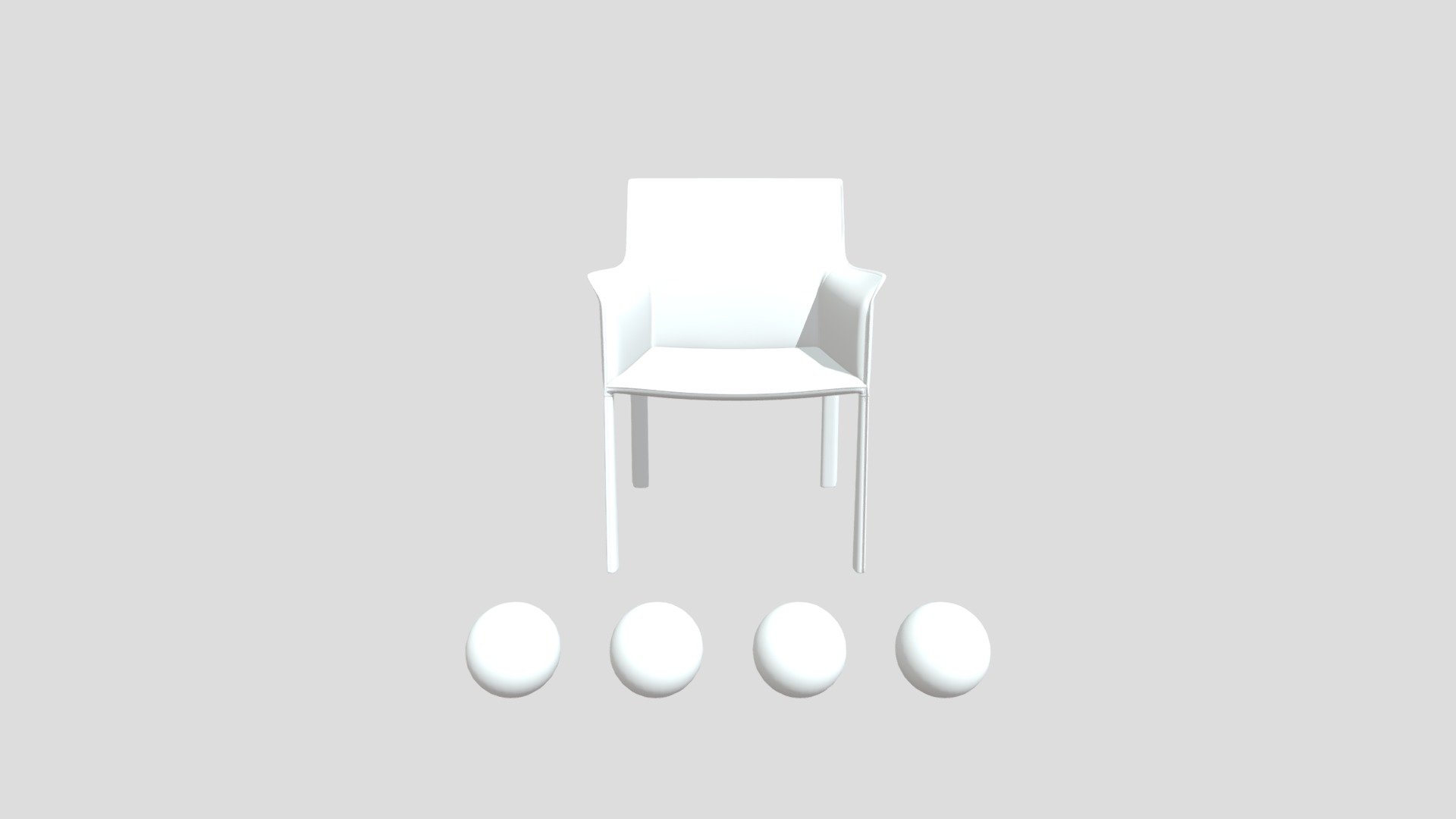 Barrie Stool Armrests - 3D model by IndigoCass [e948839] - Sketchfab