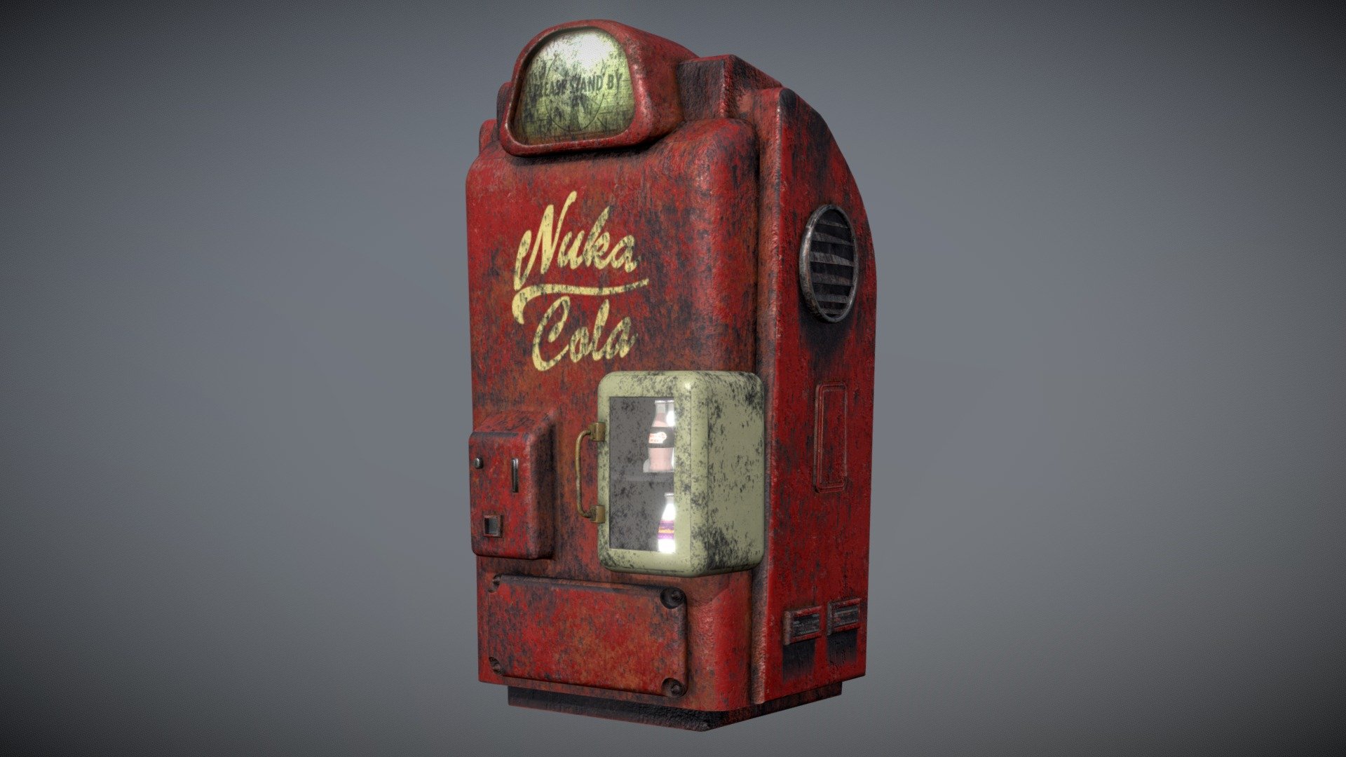 Nuka-cola vending machine - Buy Royalty Free 3D model by Thomas Binder ...