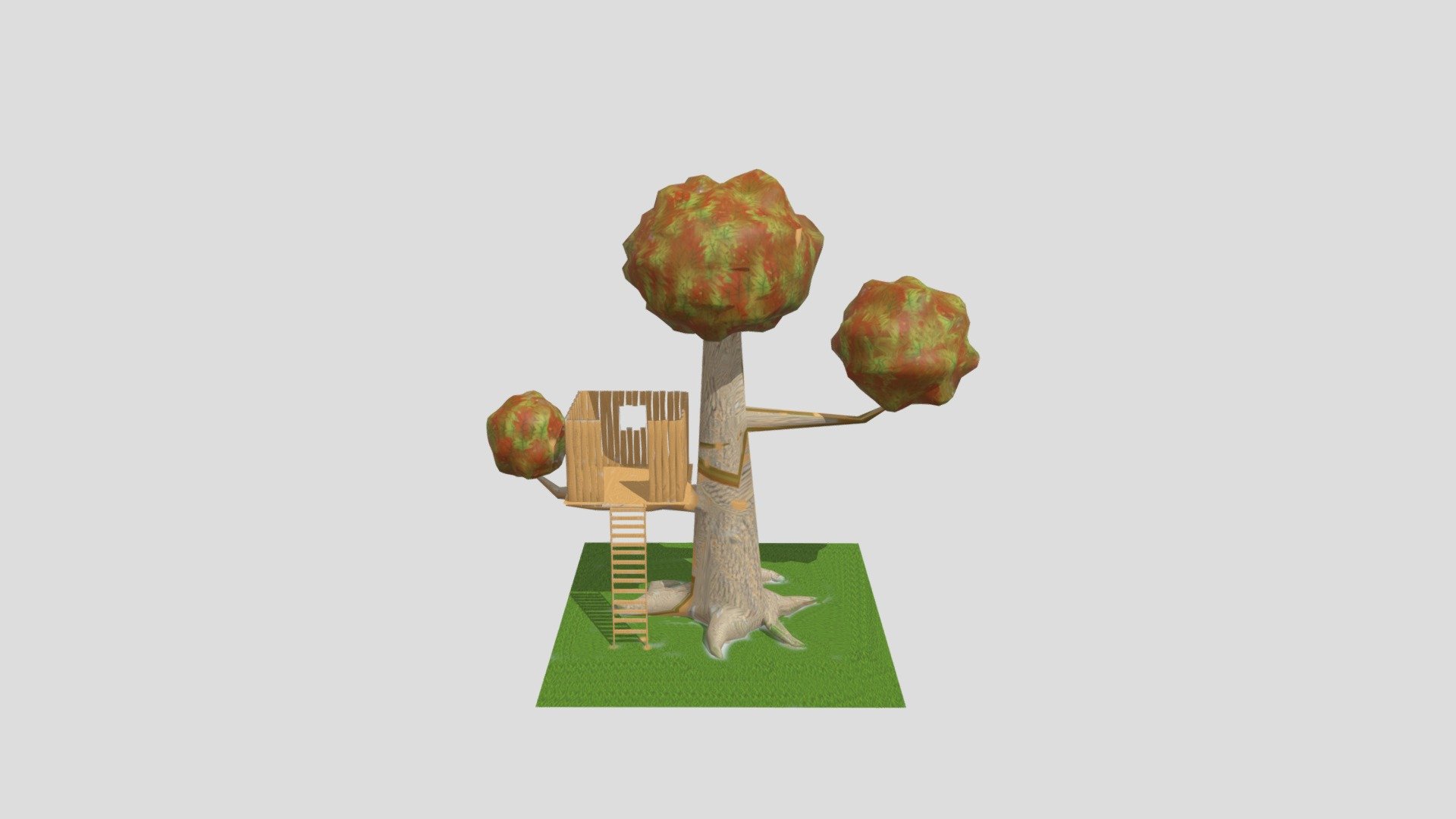 Tree house sketchfab - 3D model by Grizgich [e948ce2] - Sketchfab