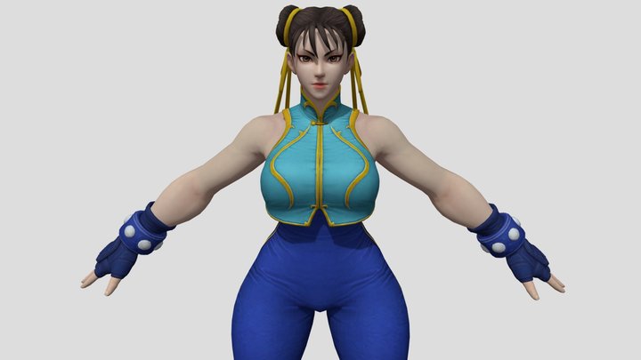 Chunli 3D models - Sketchfab