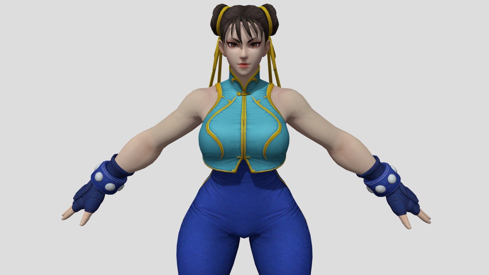 Chun-Li (Nostalgia) - Download Free 3D model by DrewsDigitalDesigns ...