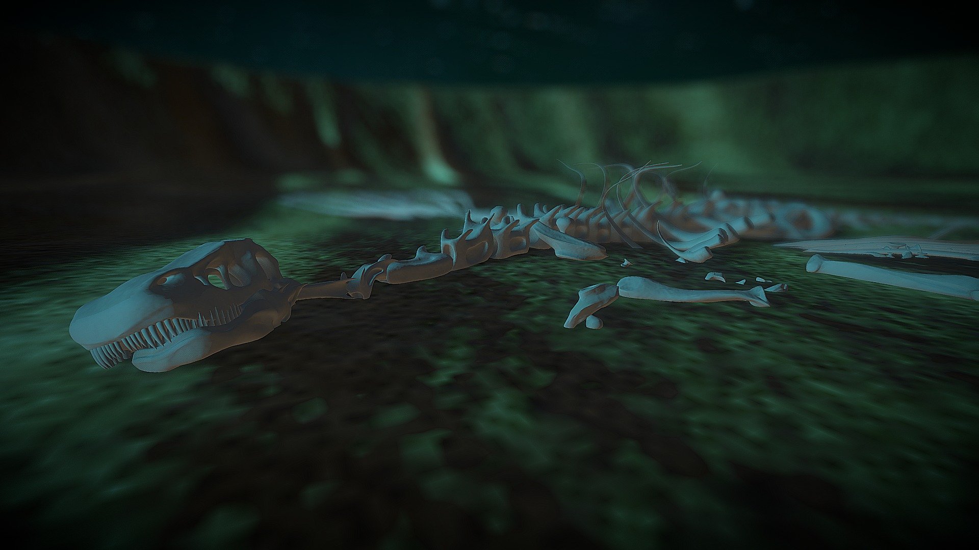 Field Of Bones - 3D model by tferdin1 [e94bac1] - Sketchfab