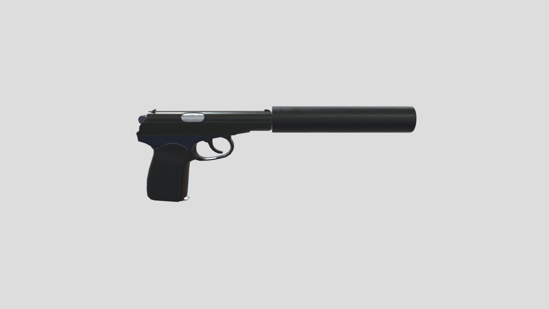 Gun with silencer - Download Free 3D model by Myatt.Hanna.Wake.Tech ...