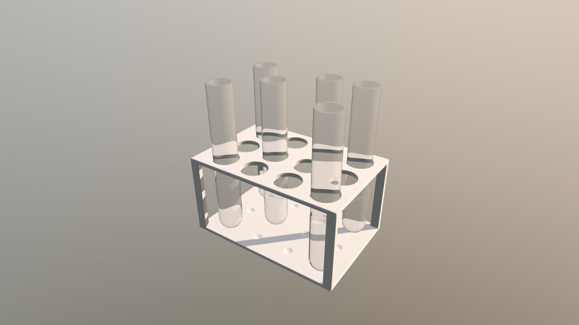 Test Tubes In Rack - 3D model by smithmisd [e94dfee] - Sketchfab