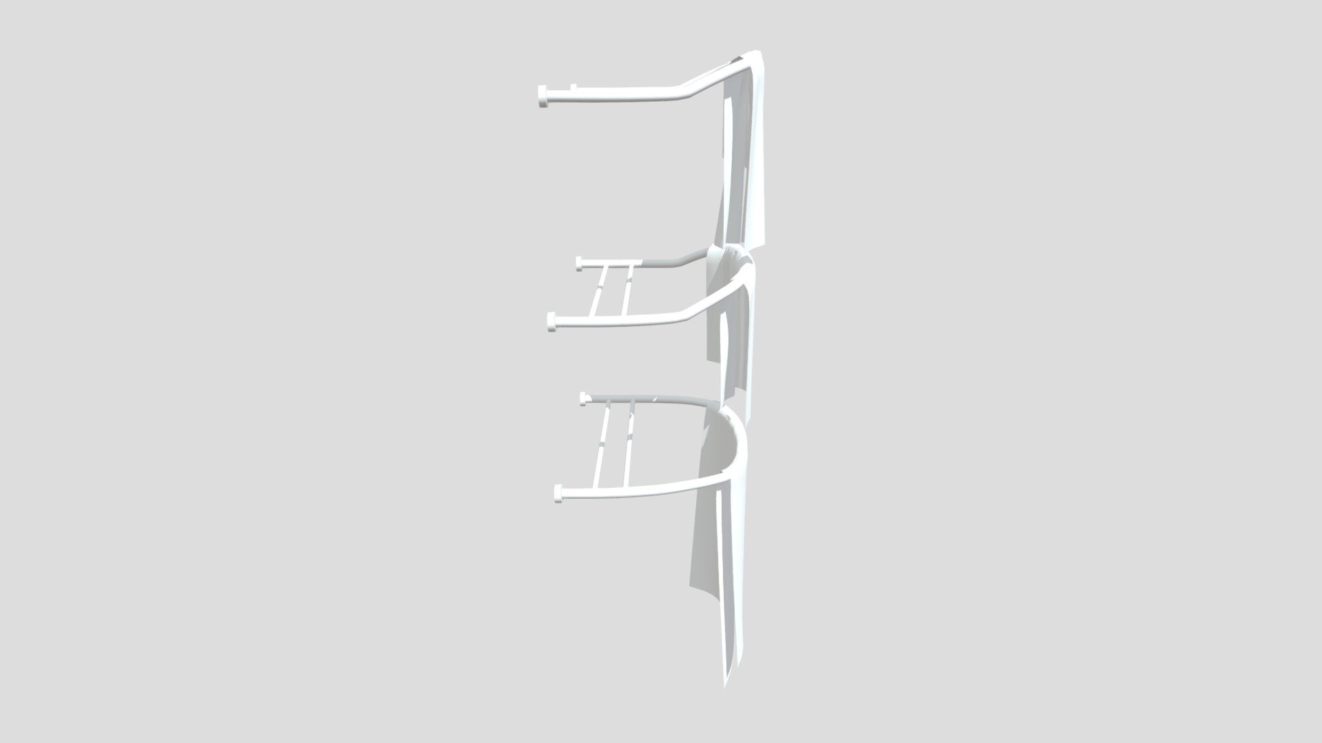 Hanged clothing rack - 3D model by laulaurae1923 [e950493] - Sketchfab